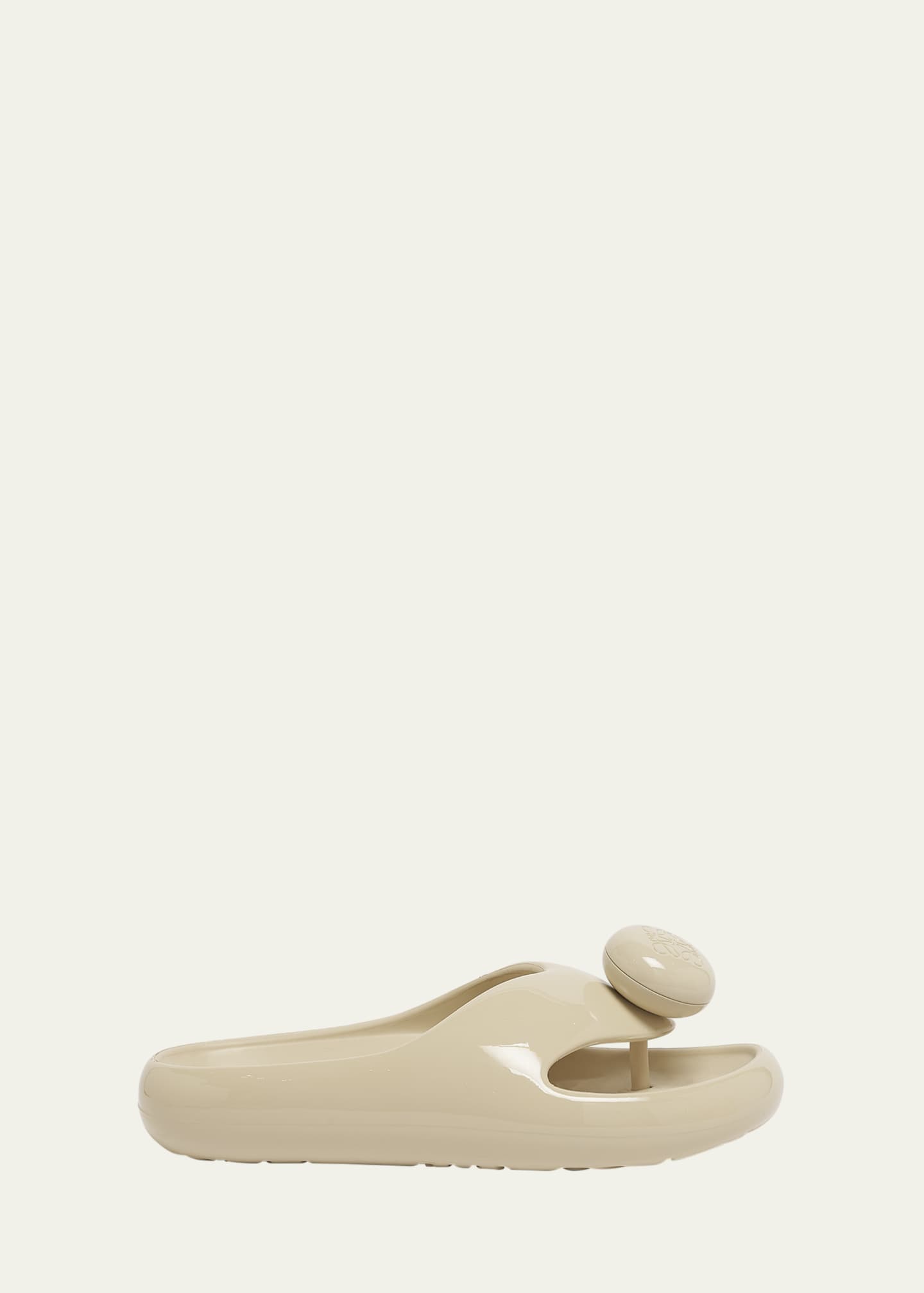 Loewe Pebble Foam Toe-Post Slide Sandals - Bergdorf Goodman