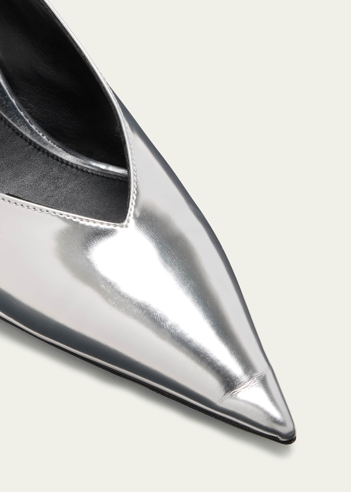 Toteme Metallic Mirror Wedge Pumps - Bergdorf Goodman