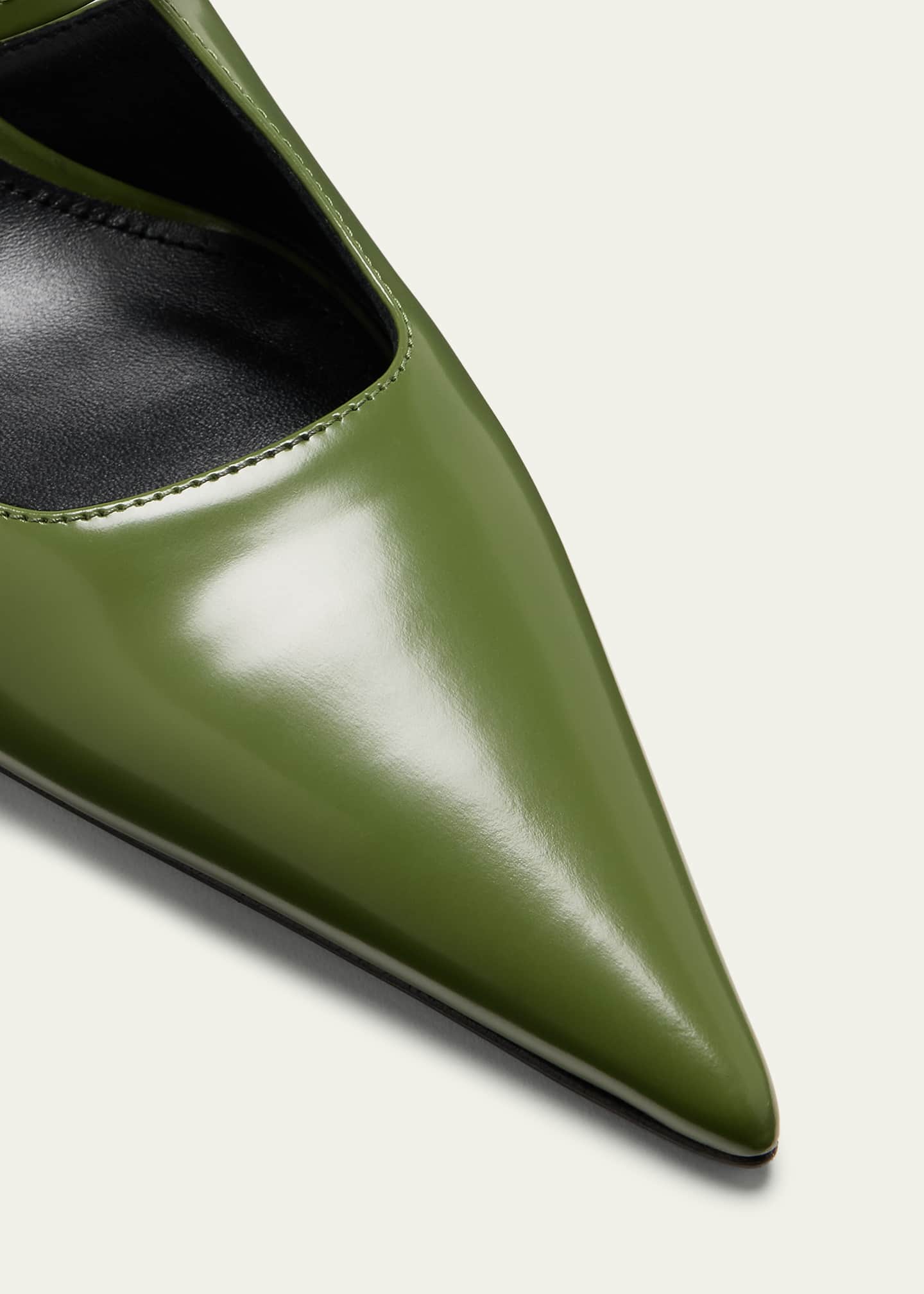 Toteme Sharp Leather Slingback Pumps - Bergdorf Goodman