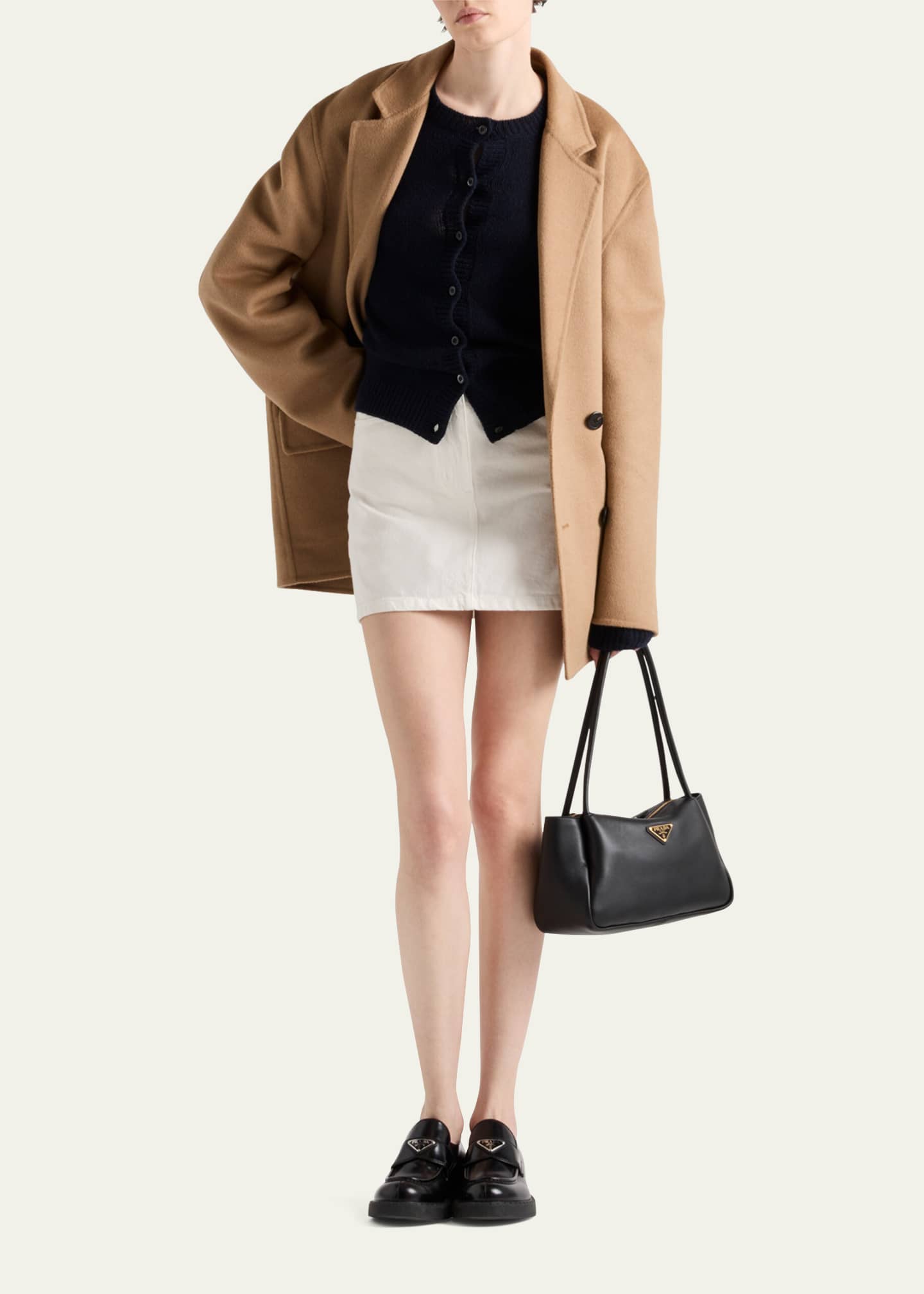 Prada Denim Mini Skirt - Bergdorf Goodman