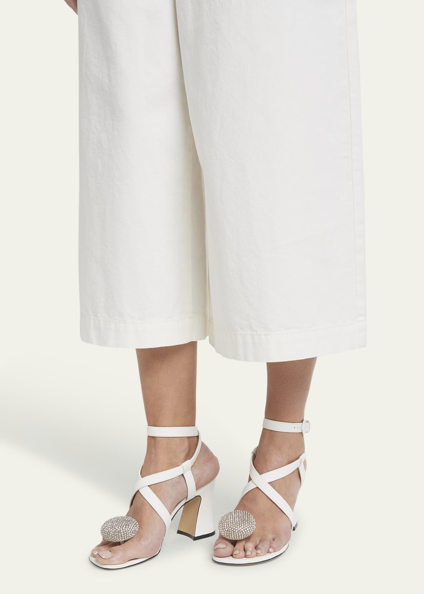 Loewe Calle Pebble Leather Sandals - Bergdorf Goodman