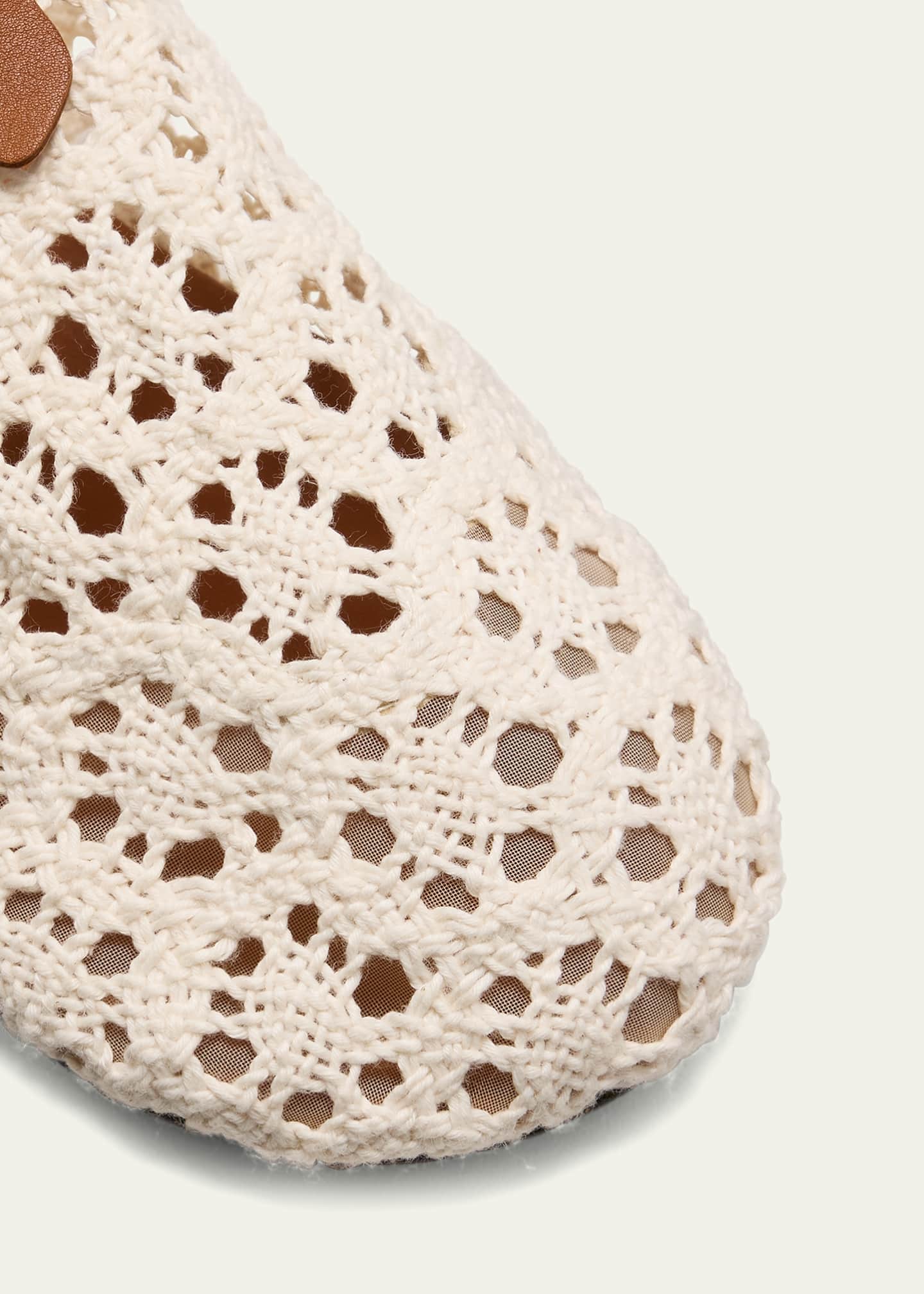 Loro Piana Floaty Macrame Ballerina Flats - Bergdorf Goodman