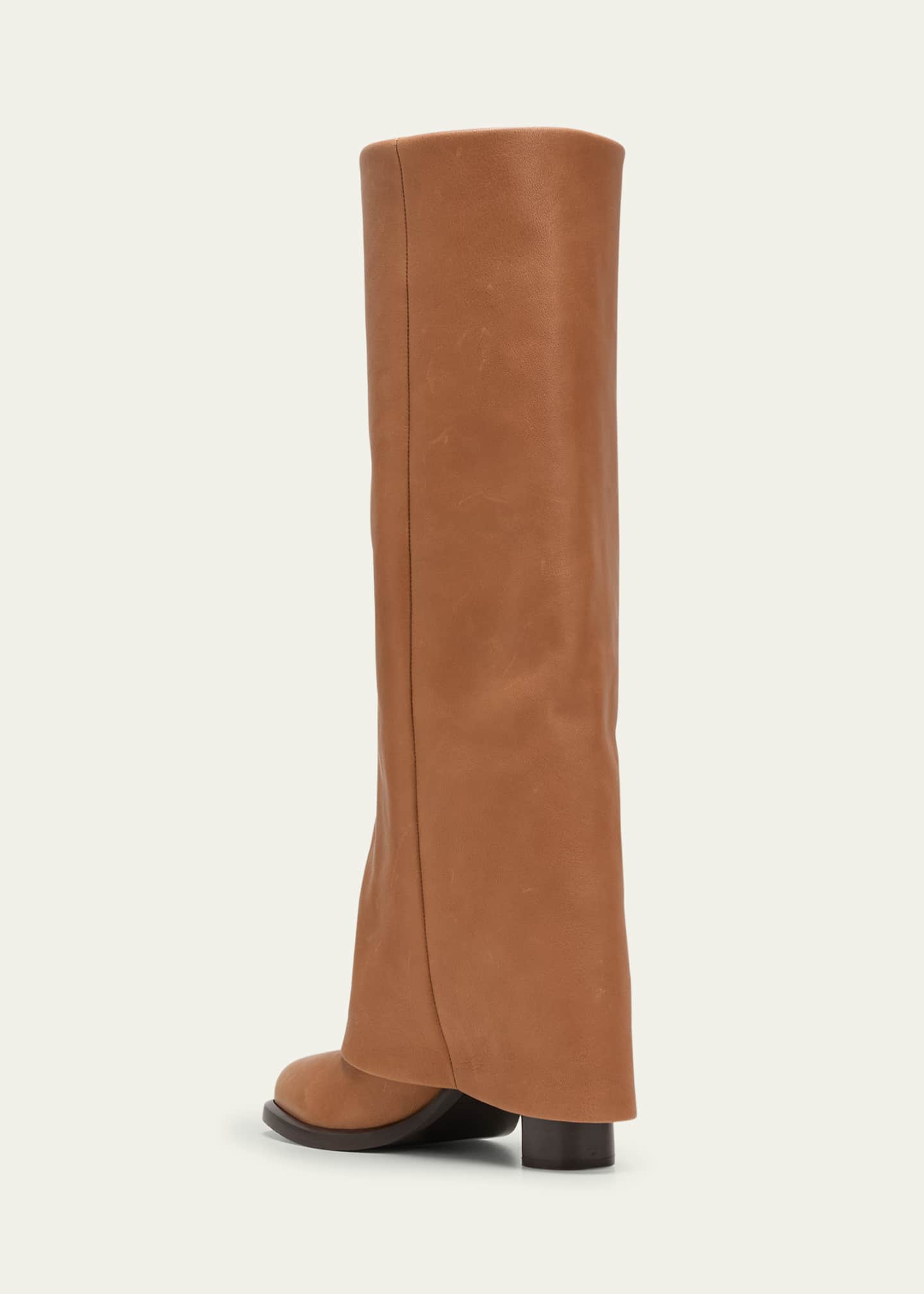 See by Chloe Melia Lambskin Fold-over Collar Boots - Bergdorf Goodman