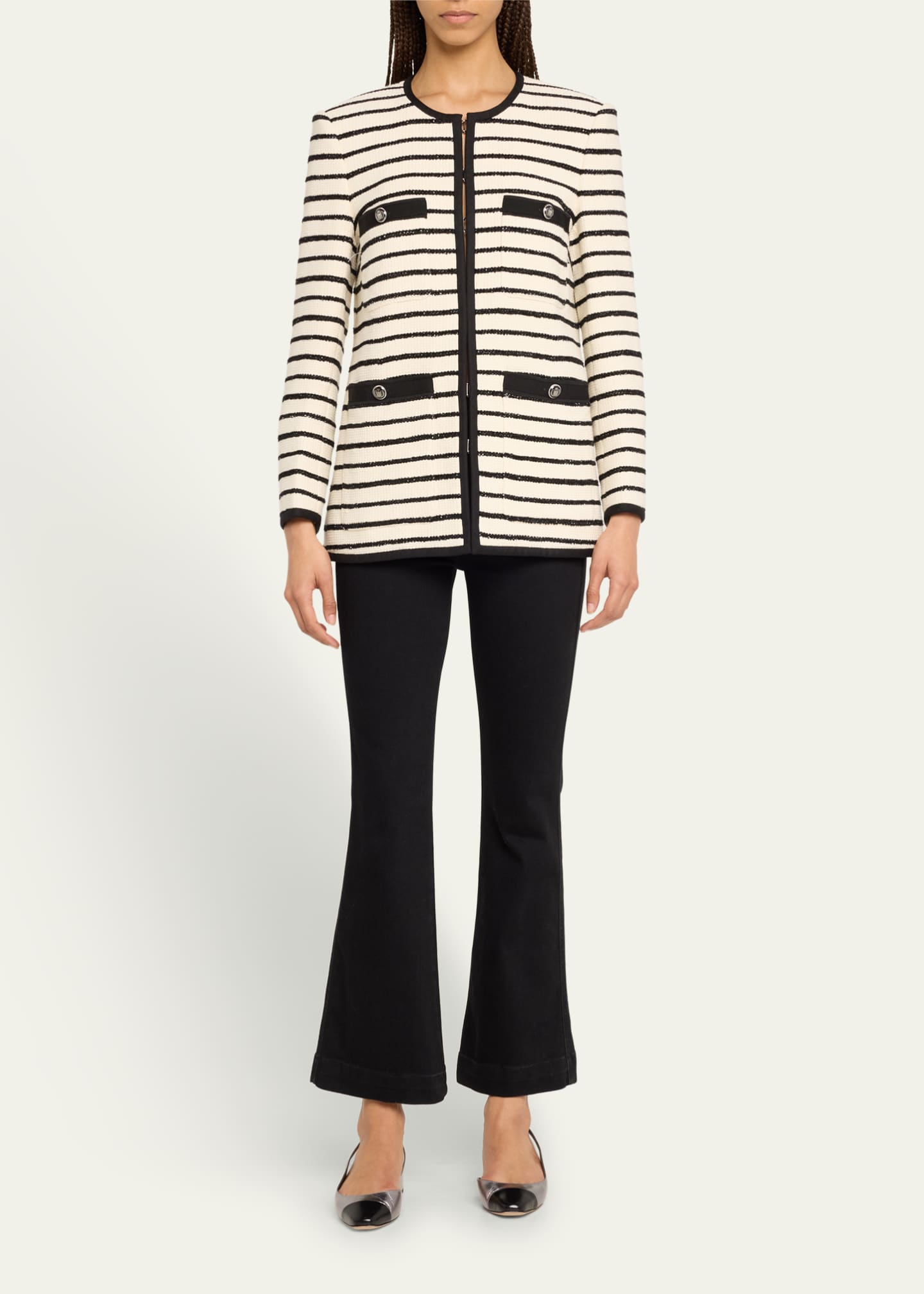 Veronica Beard Foster Dickey Jacket - Bergdorf Goodman