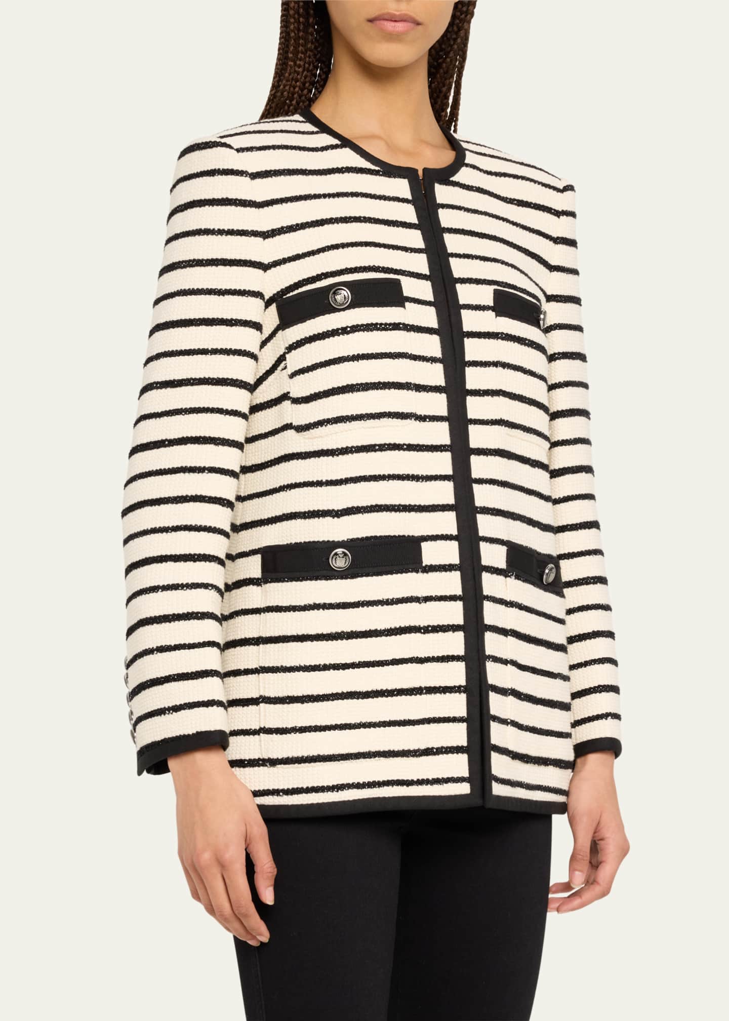 Veronica Beard Foster Dickey Jacket - Bergdorf Goodman