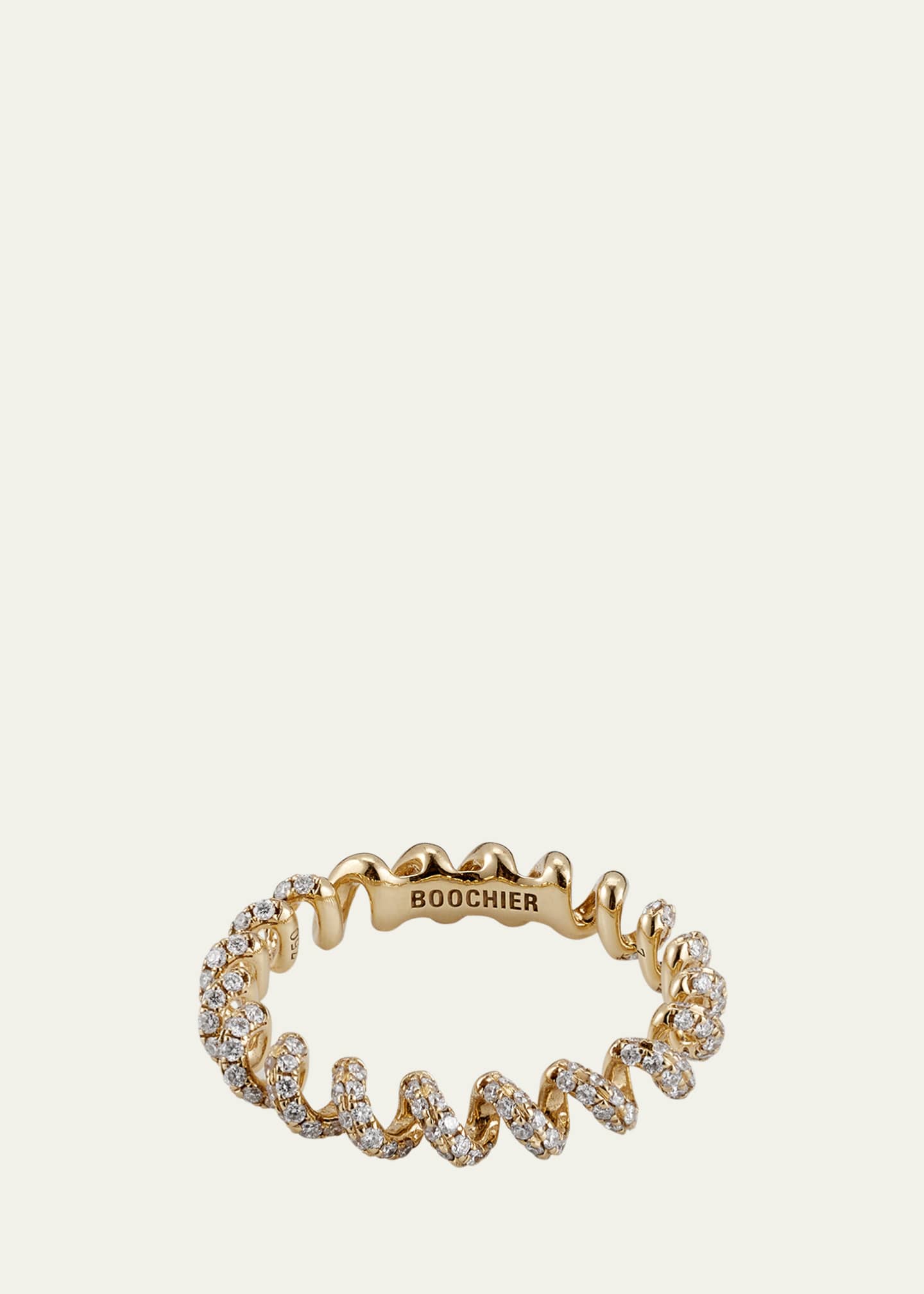 Boochier Mini 18K Gold Diamond Slinkee Ring - Bergdorf Goodman