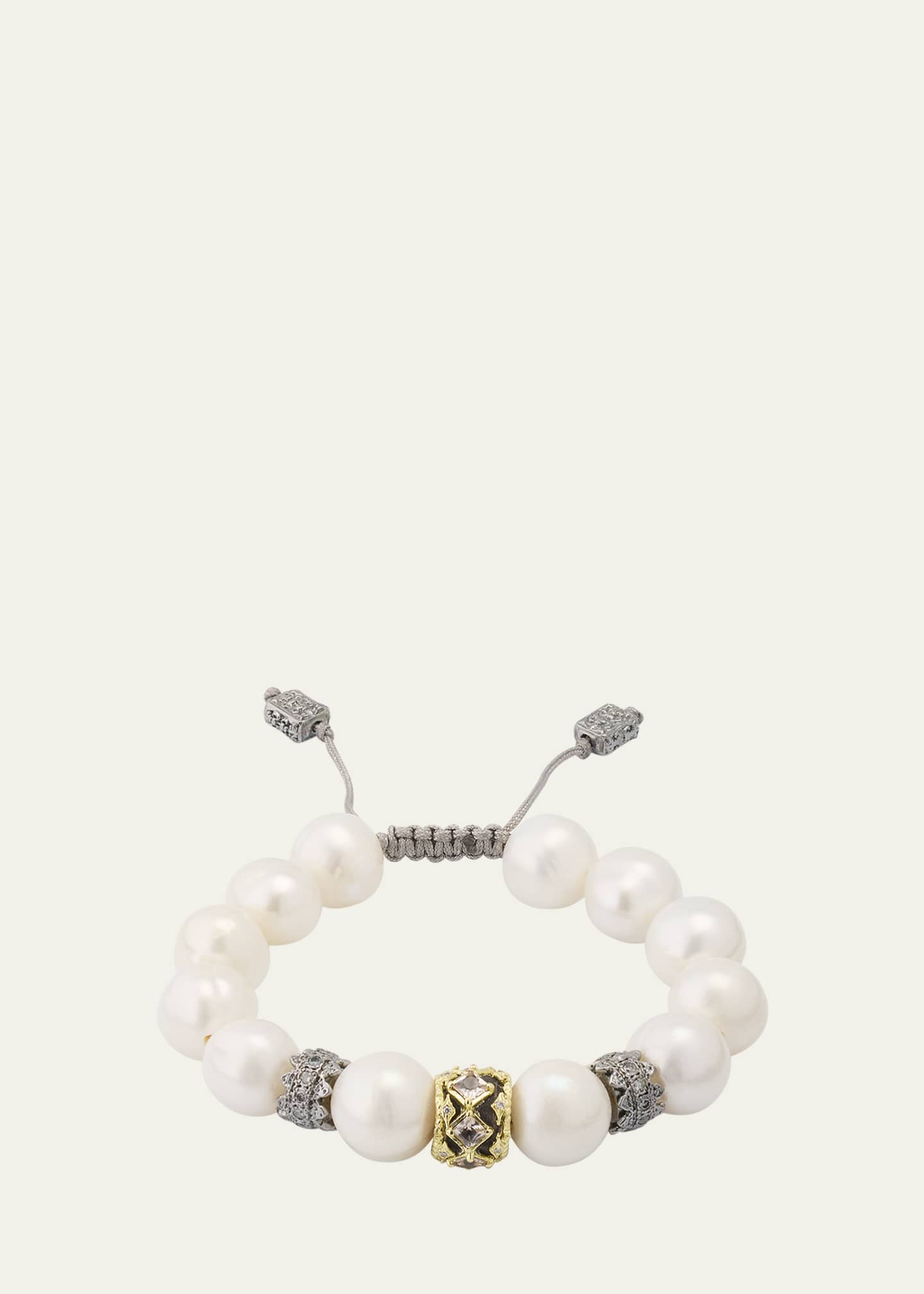 Armenta Pearl and Diamond Pull Bracelet - Bergdorf Goodman