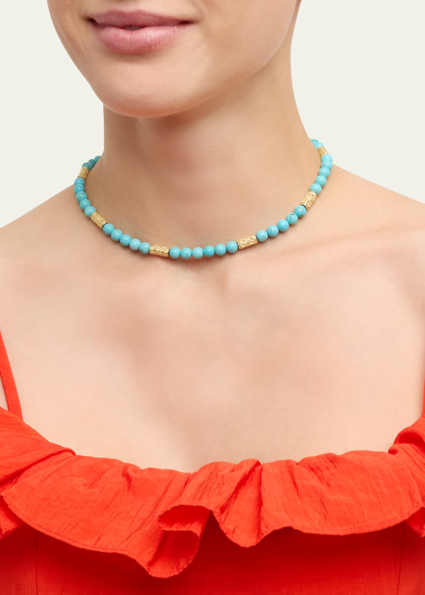 Armenta Turquoise Beaded Necklace, 16-20"L - Bergdorf Goodman