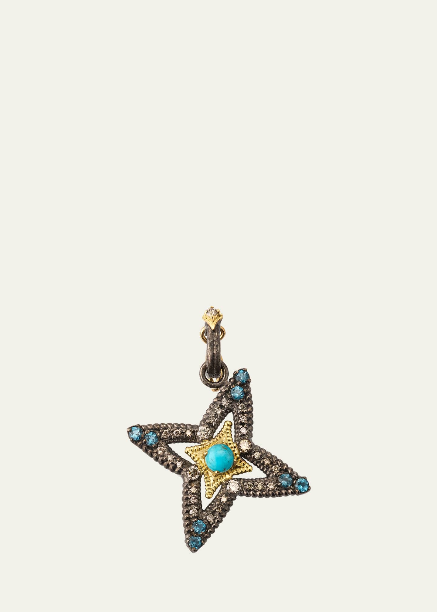 Armenta Old World Star Enhancer with Turquoise - Bergdorf Goodman
