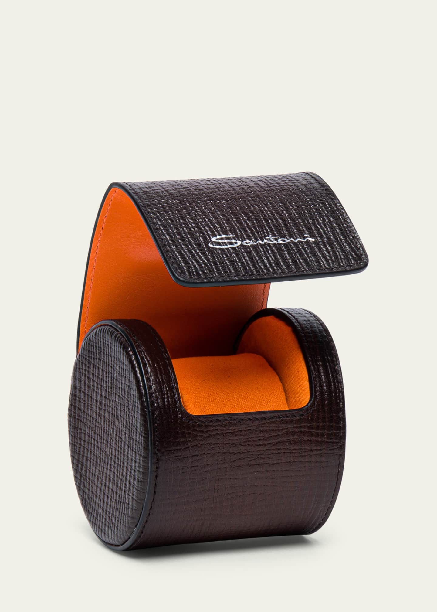 Santoni Men's Leather Watch Roll Case - Bergdorf Goodman