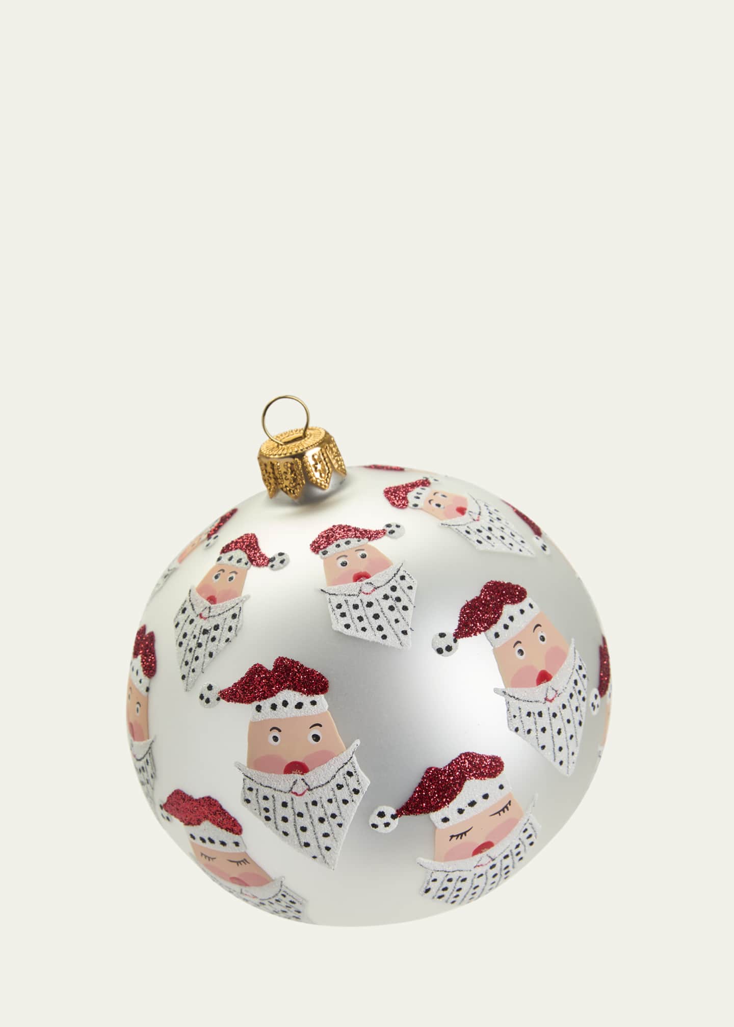 Thomas Glenn Holidays Sparkly Santa Ornament - Bergdorf Goodman