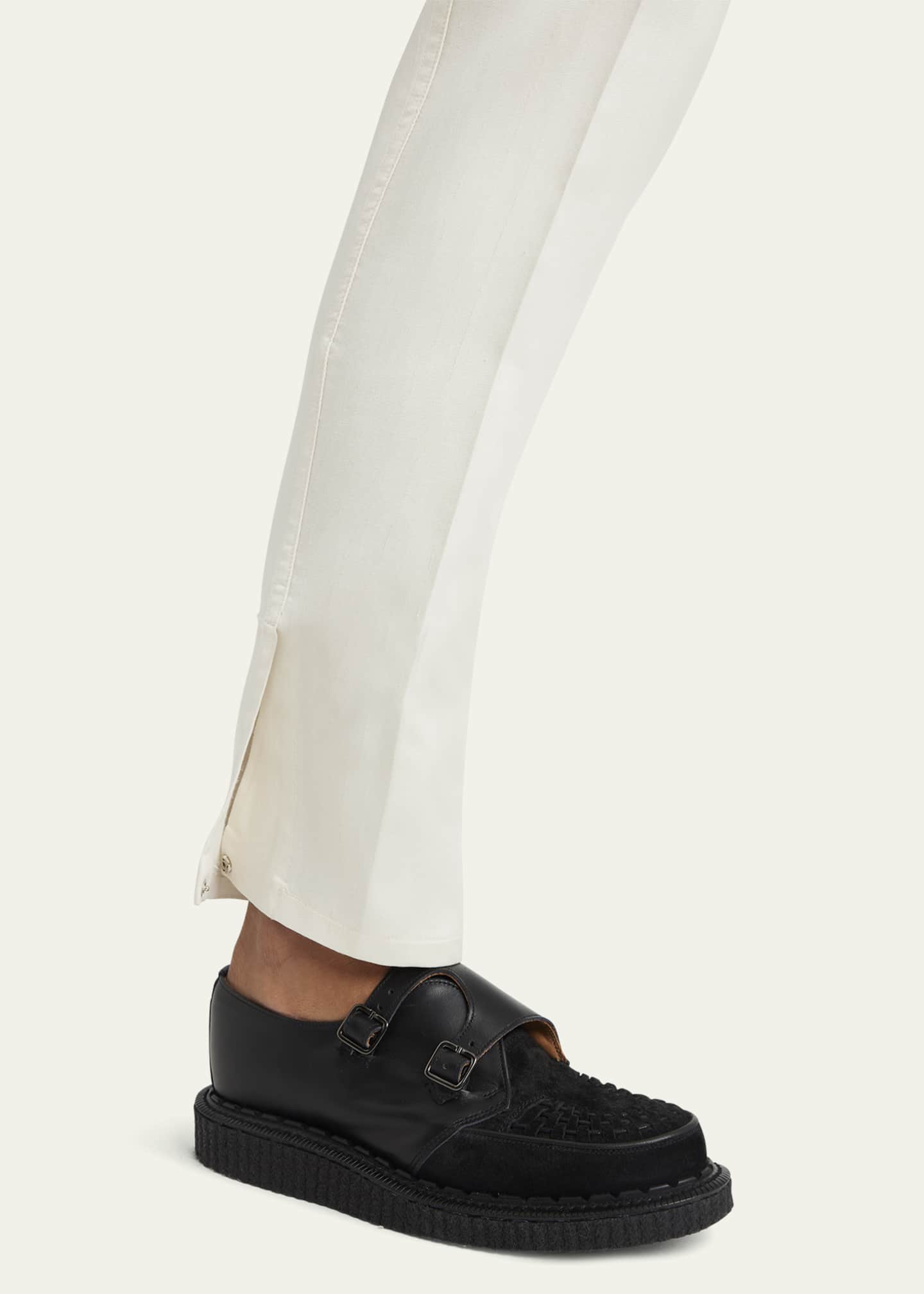 SETCHU Origami Button Cuff Silk Pants - Bergdorf Goodman