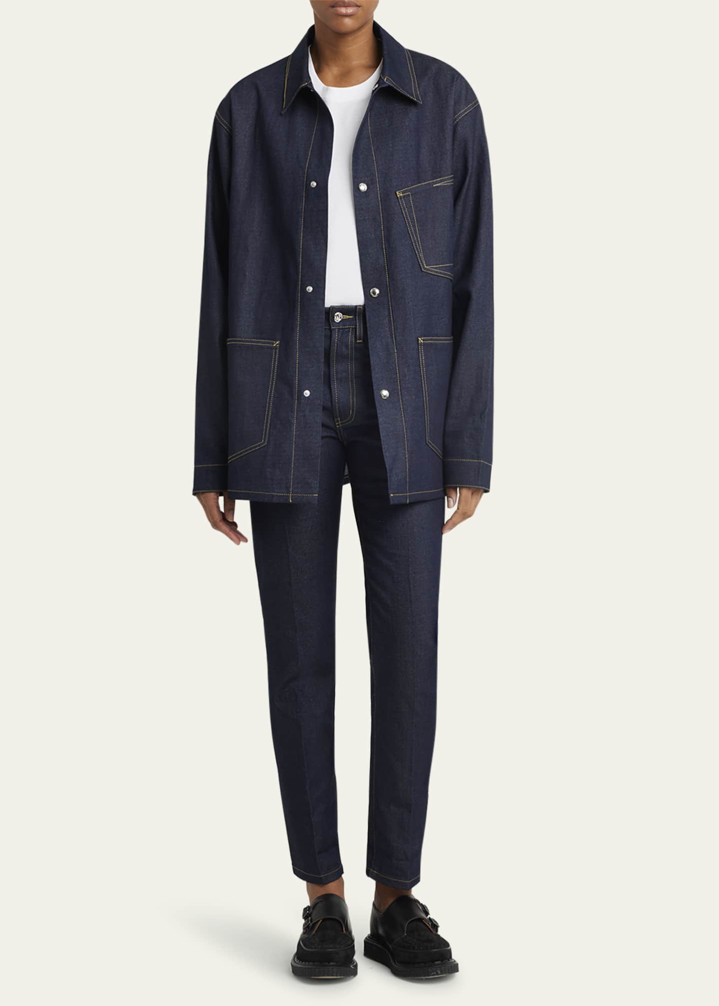 SETCHU Paper Denim Jacket - Bergdorf Goodman