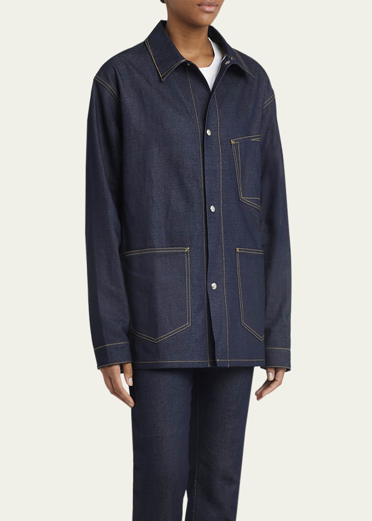 SETCHU Paper Denim Jacket - Bergdorf Goodman