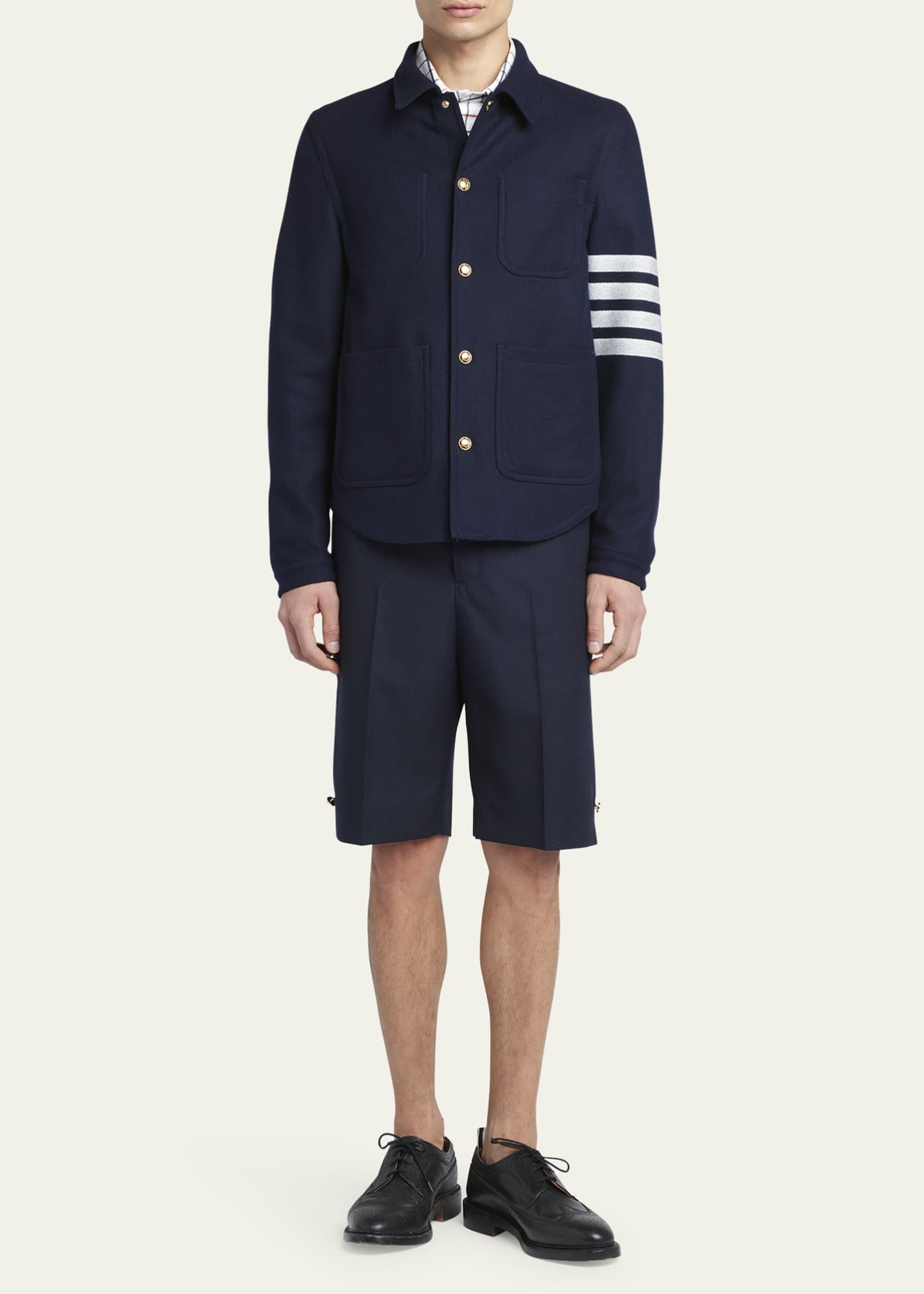 wool utility jacket men's