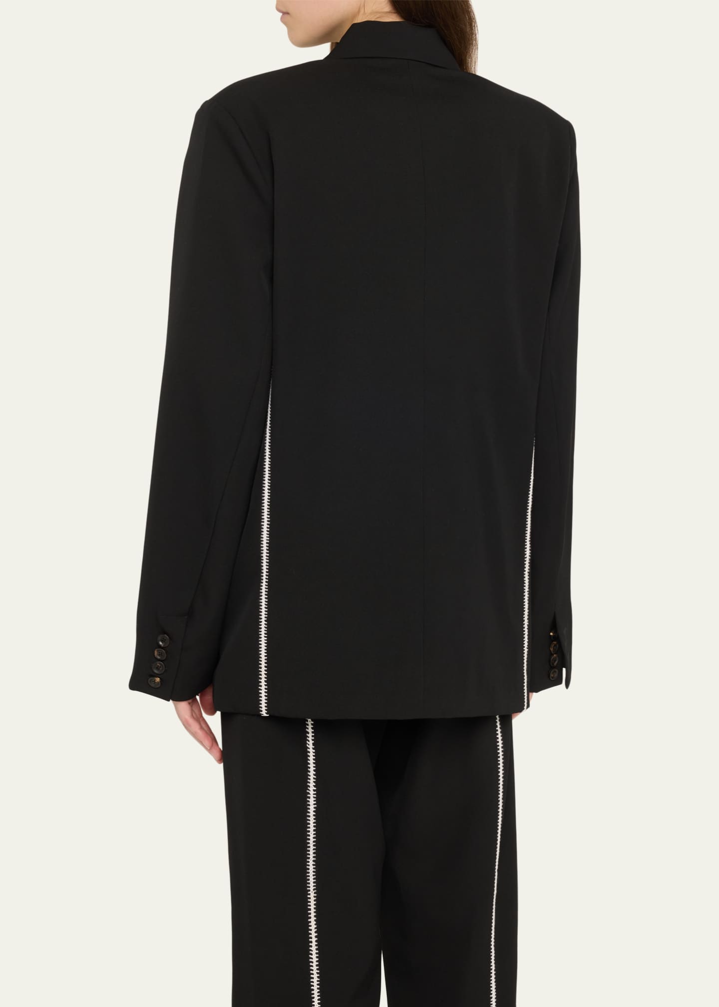 Diotima Hodges Oversized Double-Breast Wool Blazer - Bergdorf Goodman
