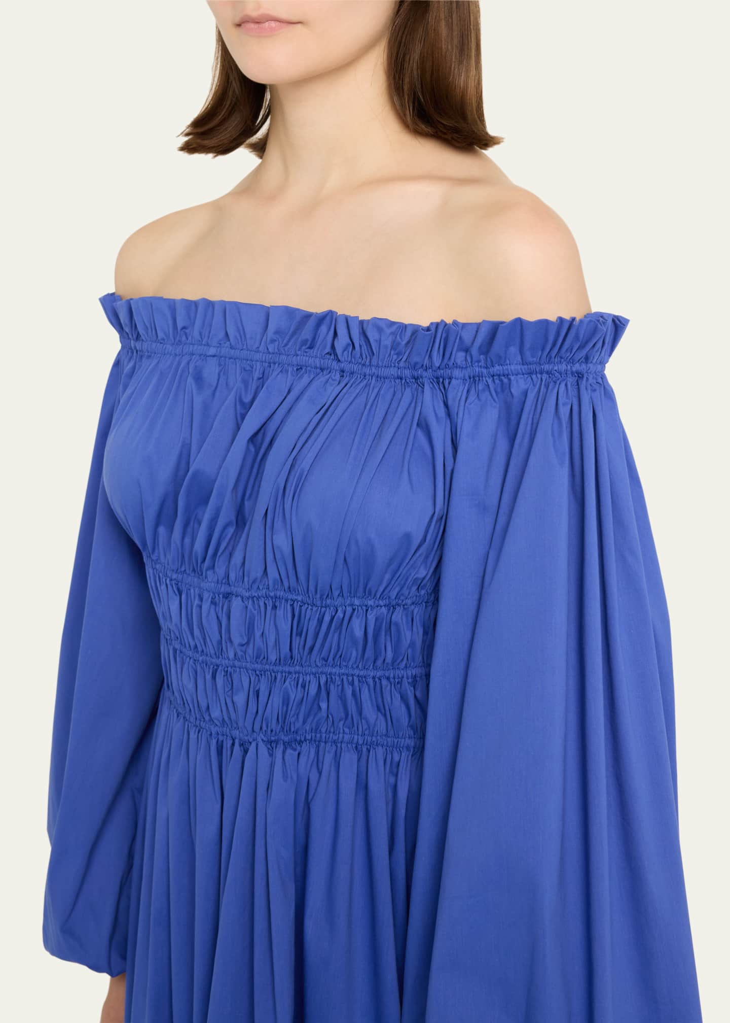Caroline Constas Raquela Off-Shoulder Ruffle Maxi Dress - Bergdorf Goodman