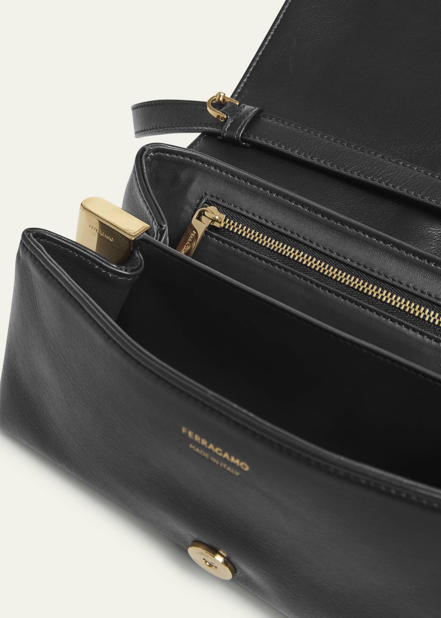 Ferragamo F-Show Small Flap Shoulder Bag - Bergdorf Goodman