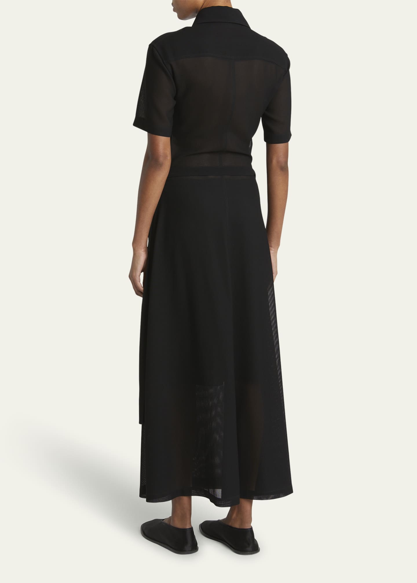 Proenza Schouler Emory Long Mesh Cutout Dress - Bergdorf Goodman