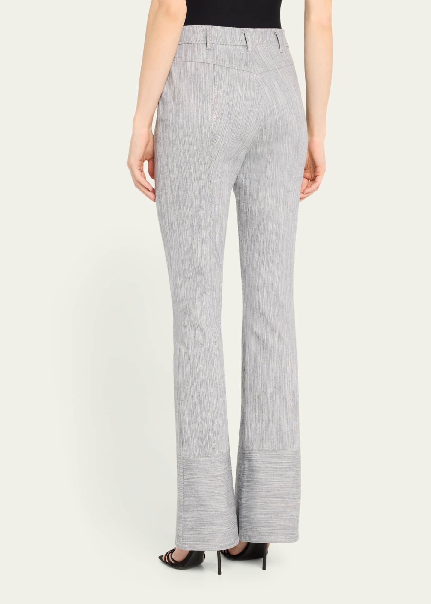 Cinq a Sept Evelyn Two-Tone Flare Pants - Bergdorf Goodman