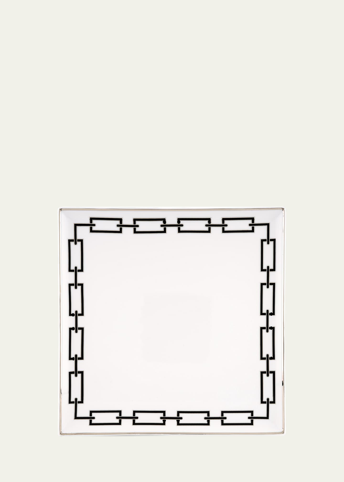 GINORI 1735 Catene Black Squared Plate - Bergdorf Goodman