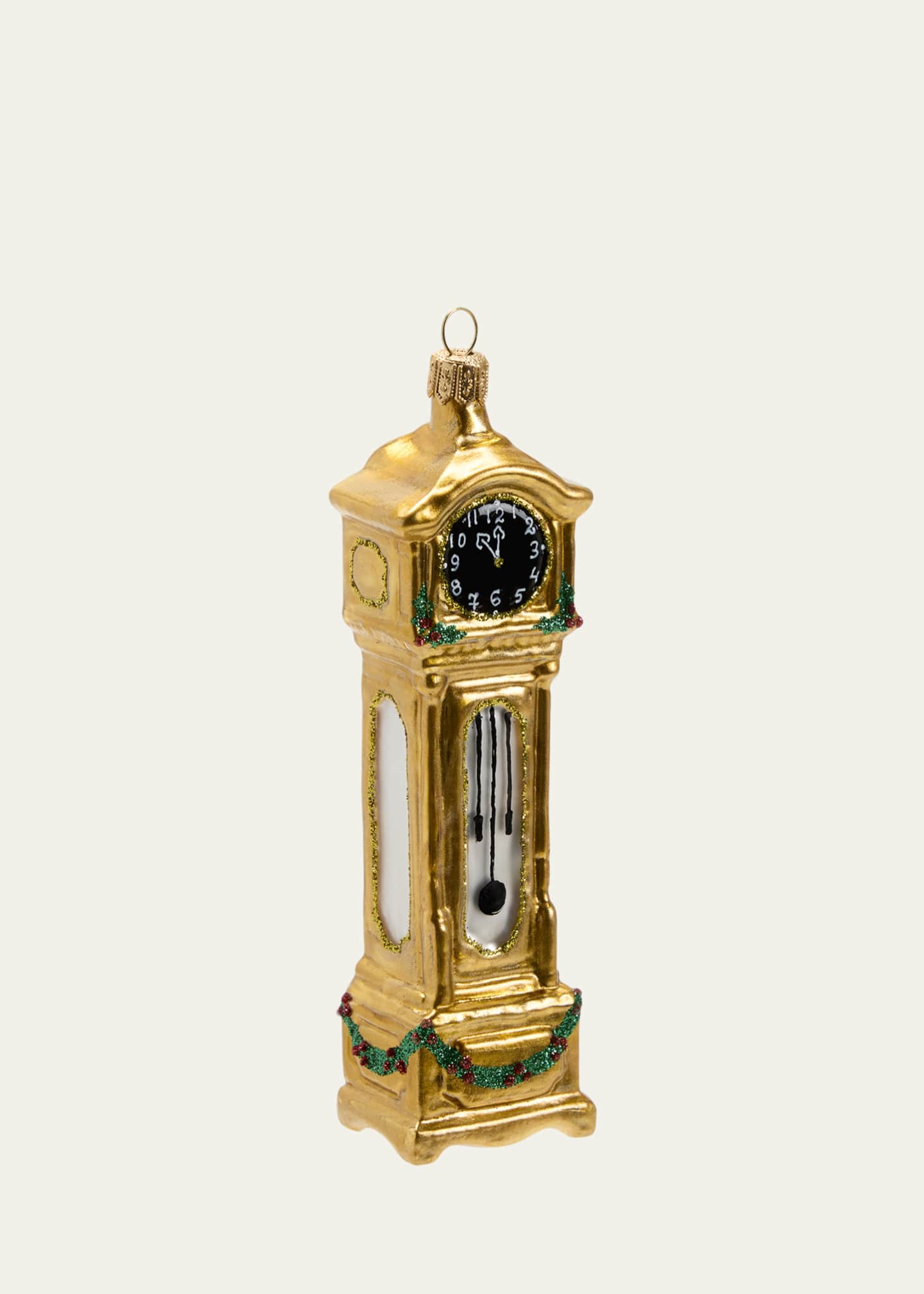 Bergdorf Goodman Standing Clock Christmas Ornament - Bergdorf Goodman