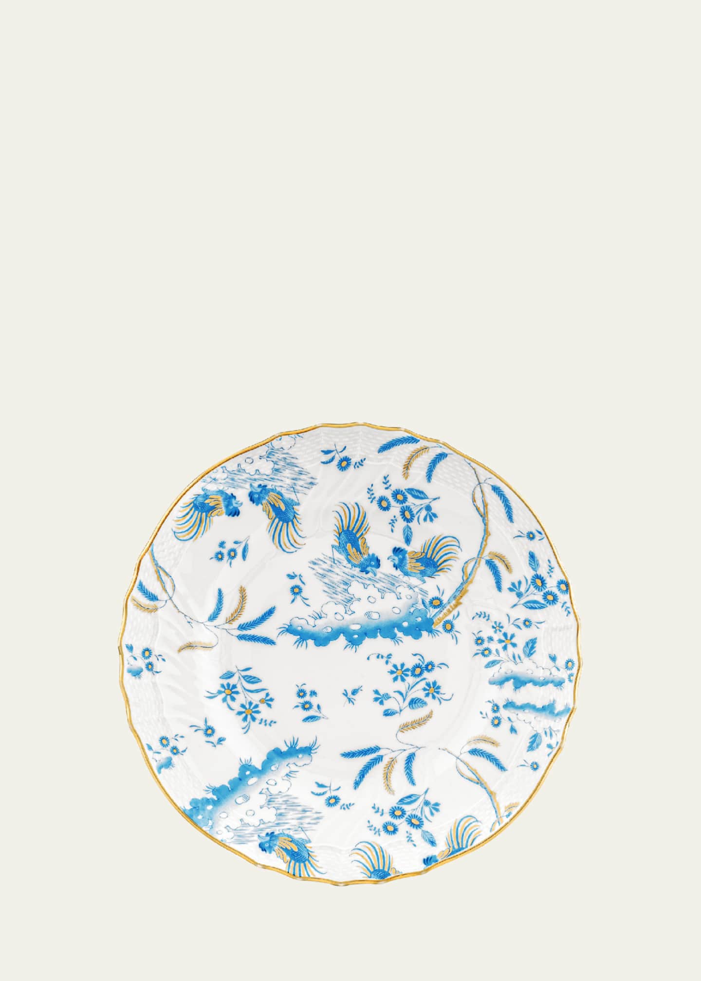 GINORI 1735 Oro di Doccia Dessert Plate, Turchese - Bergdorf Goodman