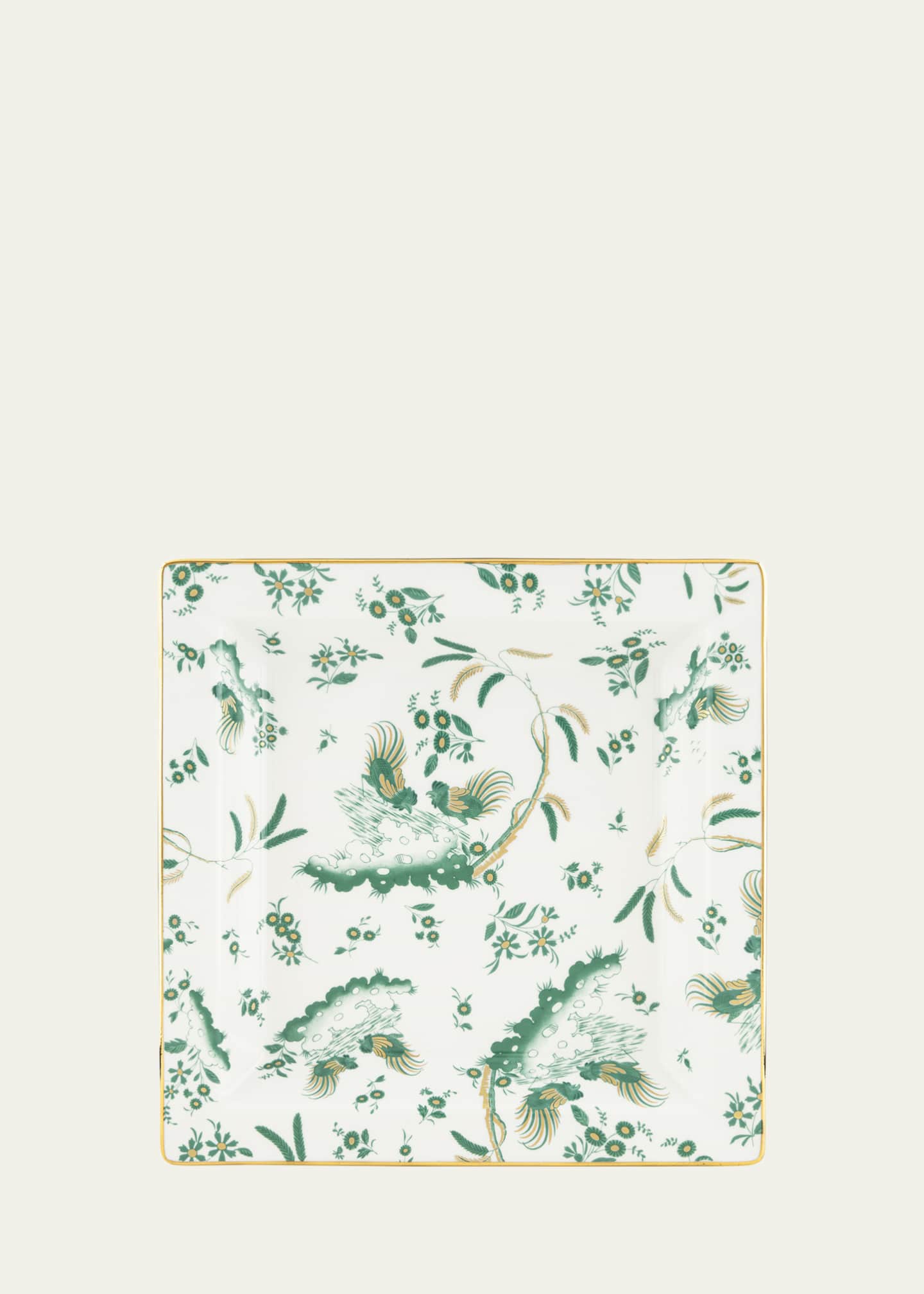 GINORI 1735 Oro di Doccia Giada Squared Tray - Bergdorf Goodman