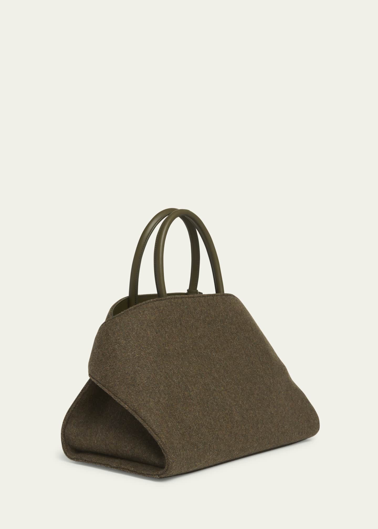 Ferragamo Hug Medium Wool Felt Top-Handle Bag - Bergdorf Goodman