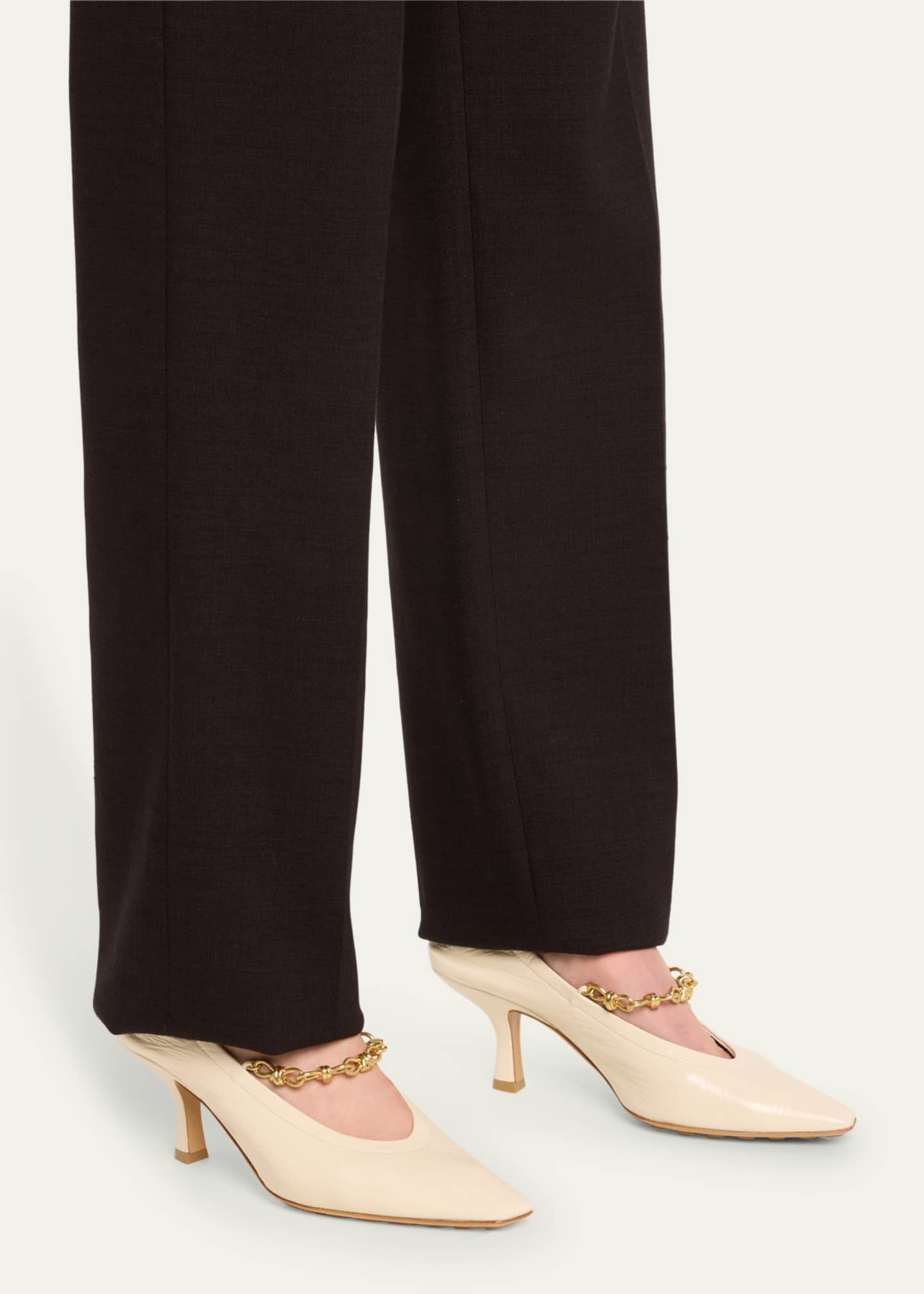 Bottega Veneta Sharp Chain Pumps - Bergdorf Goodman