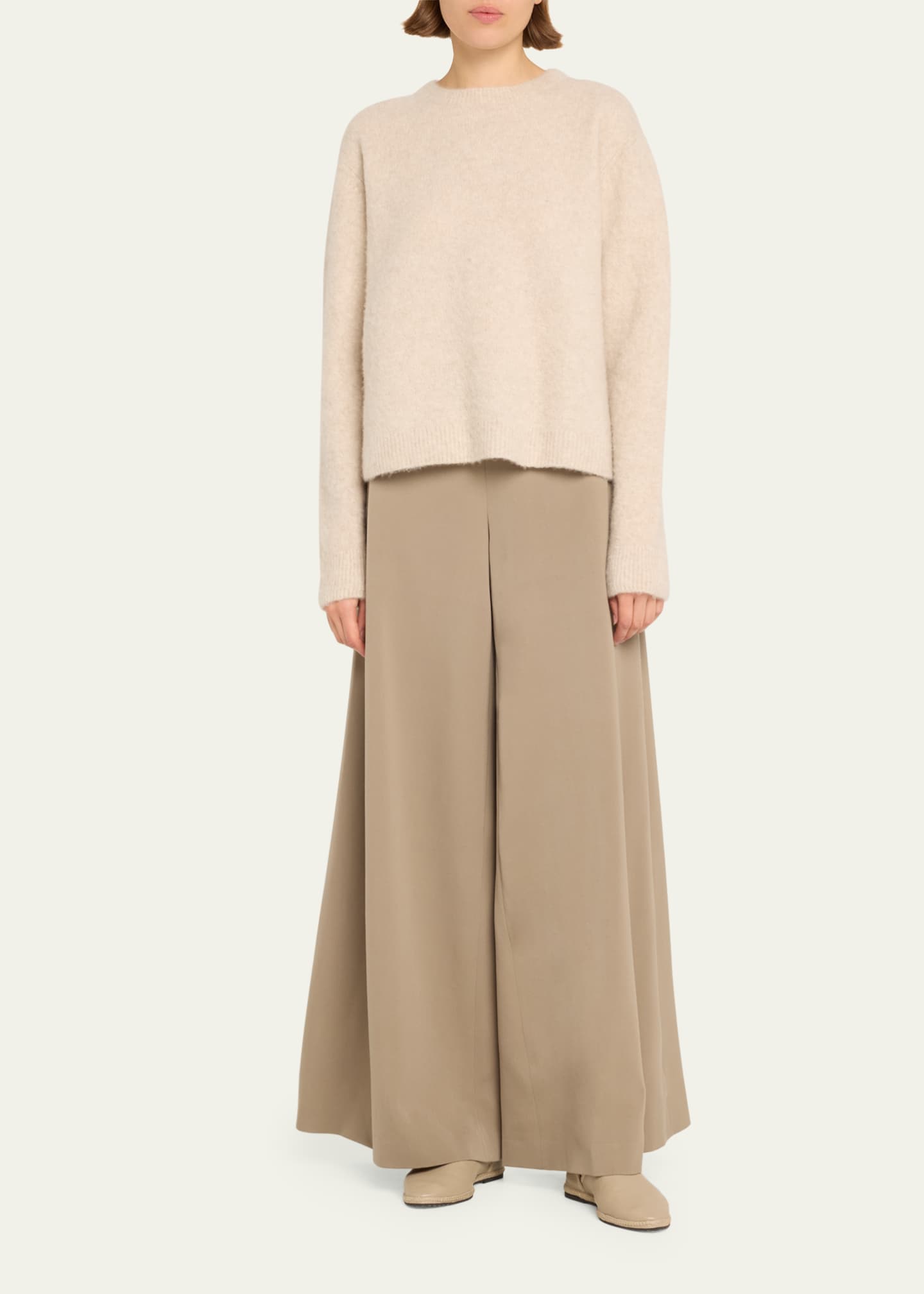 THE ROW Gouli Cashmere-Blend Knit Top - Bergdorf Goodman