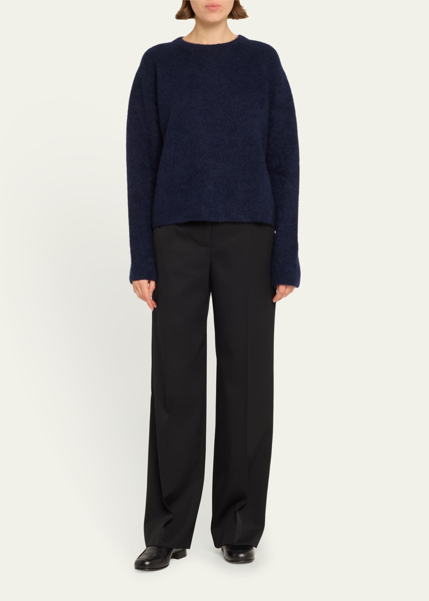 THE ROW Gouli Cashmere-Blend Knit Top - Bergdorf Goodman