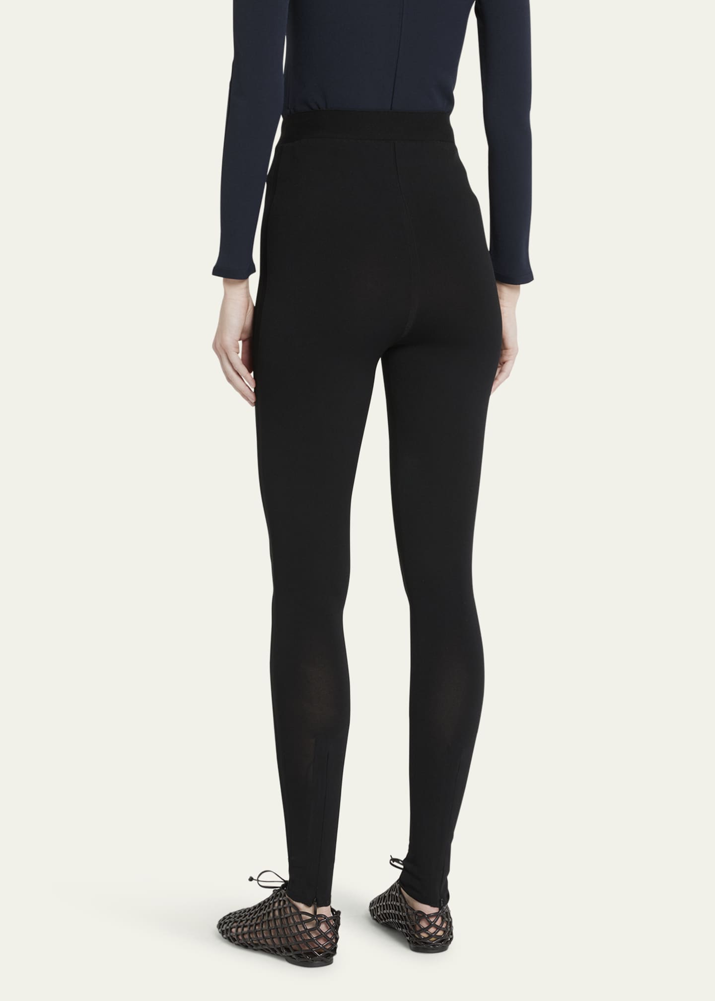 THE ROW Clizia Zip-Hem Leggings - Bergdorf Goodman