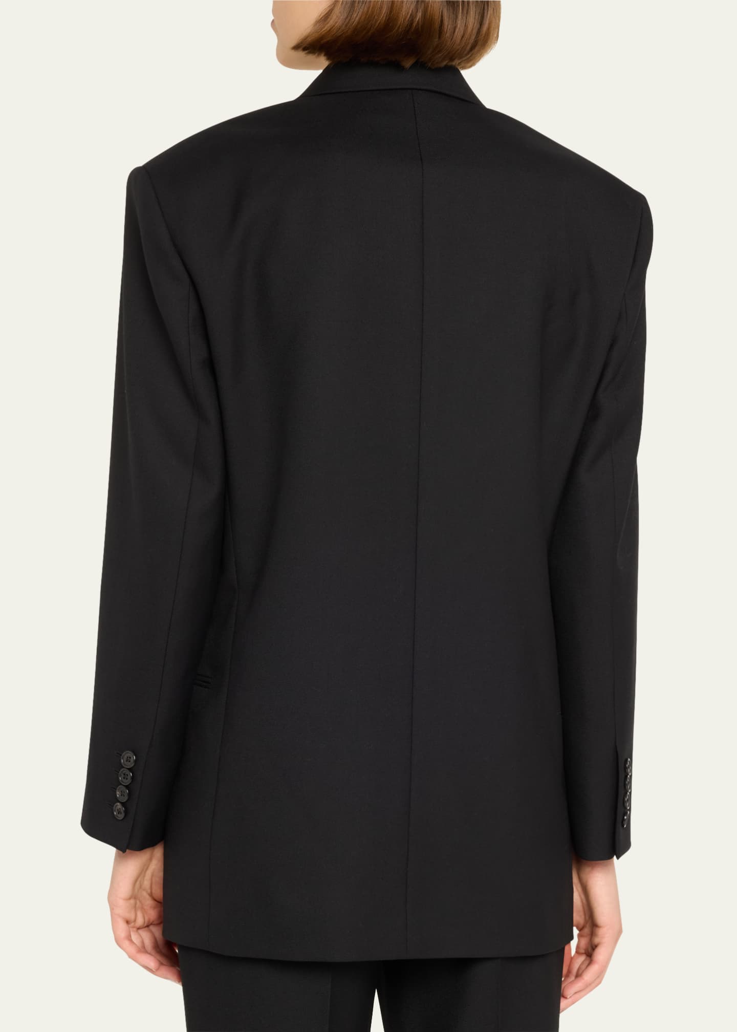 THE ROW Timoty Oversize Wool Blazer Jacket - Bergdorf Goodman