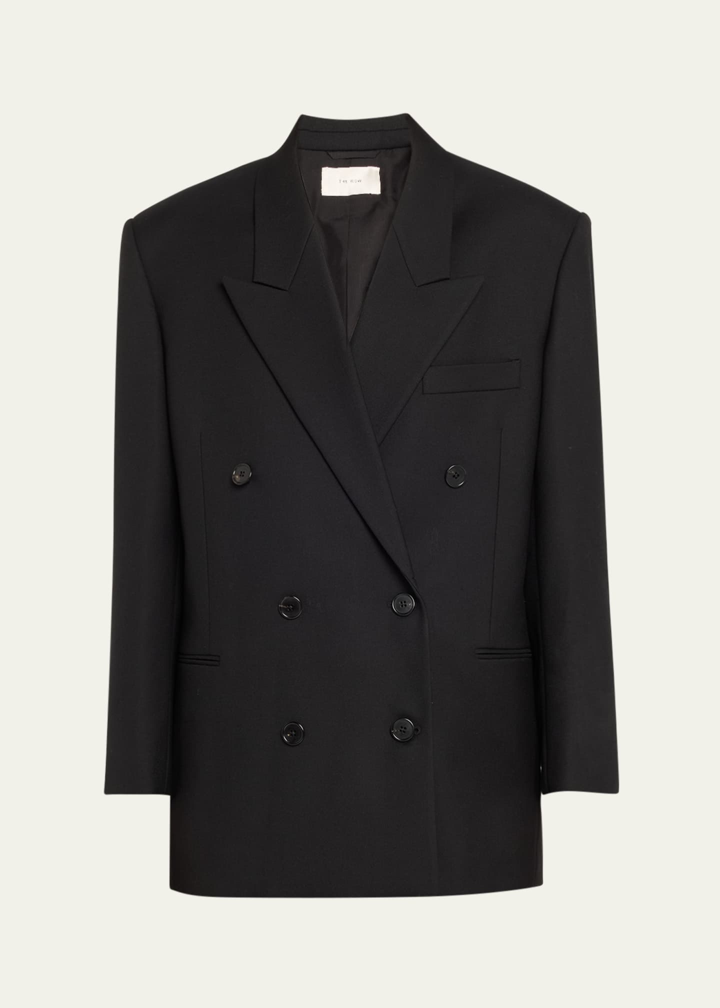 THE ROW Timoty Oversize Wool Blazer Jacket - Bergdorf Goodman