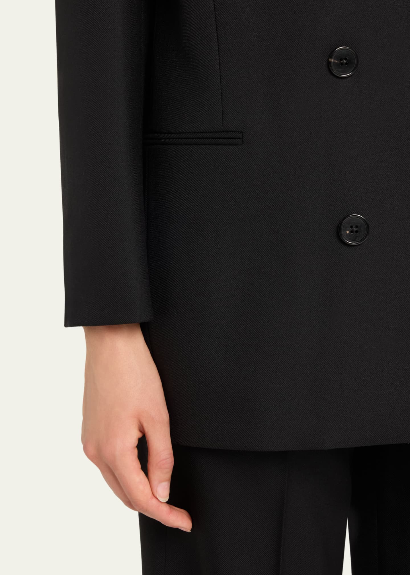 THE ROW Timoty Oversize Wool Blazer Jacket - Bergdorf Goodman