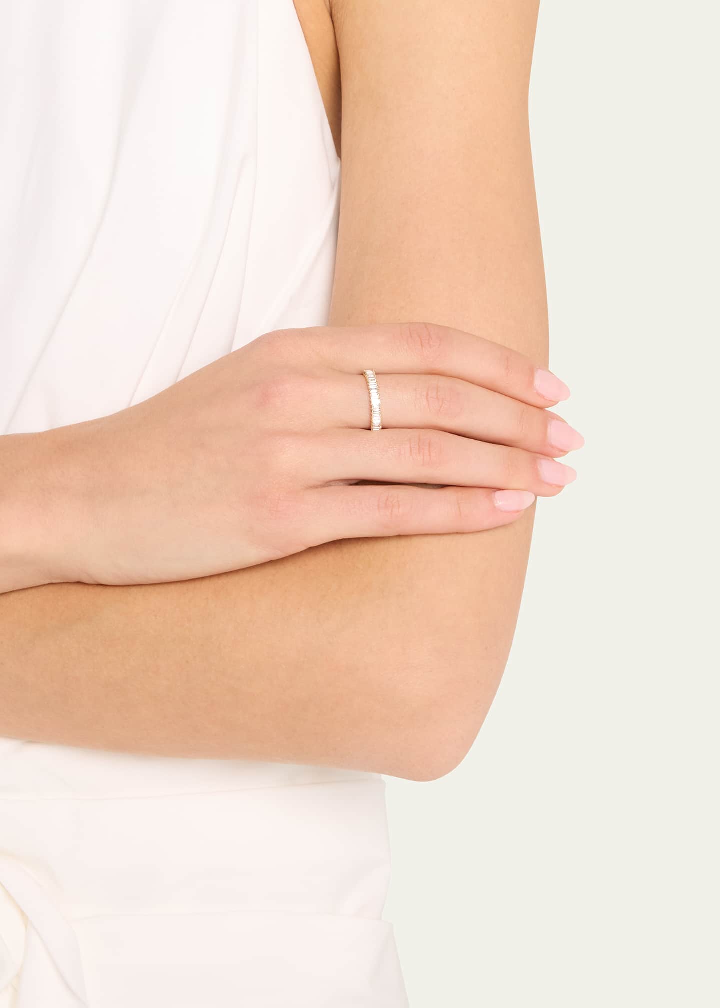 Lana 14K Gold Baguette Diamond Stackable Ring - Bergdorf Goodman