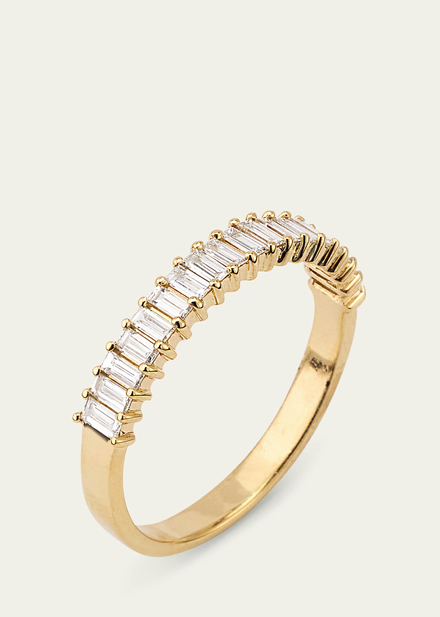 Lana 14K Gold Baguette Diamond Stackable Ring - Bergdorf Goodman