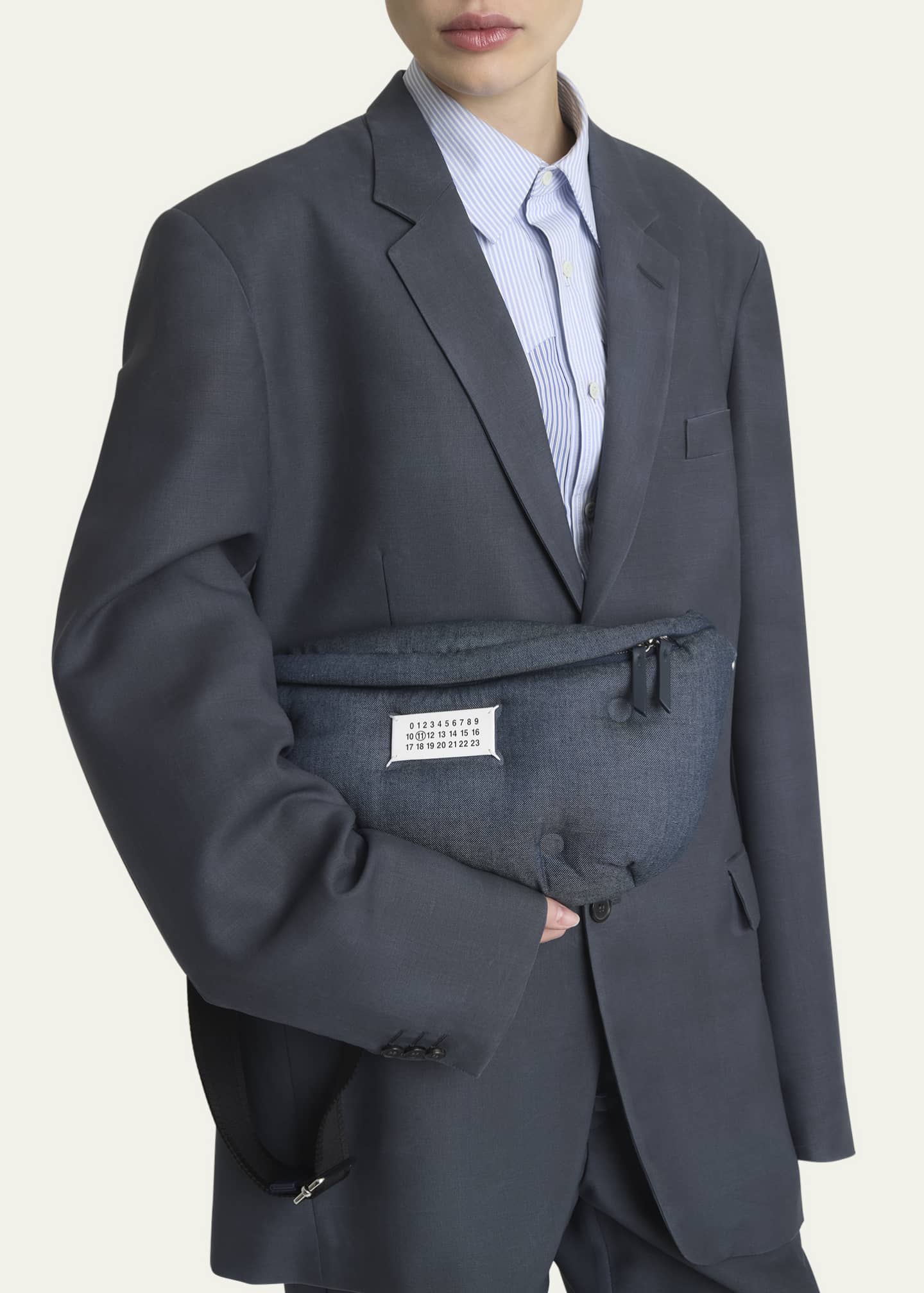 Maison Margiela Glam Slam Quilted Denim Belt Bag - Bergdorf Goodman