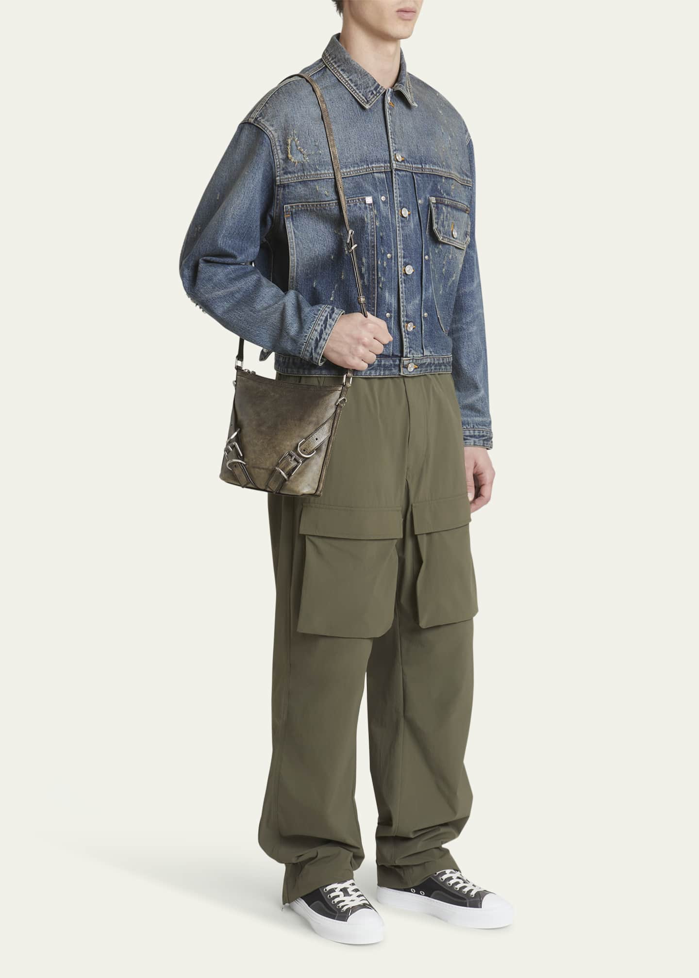 Givenchy Men's Voyou Small Crossbody Bag - Bergdorf Goodman