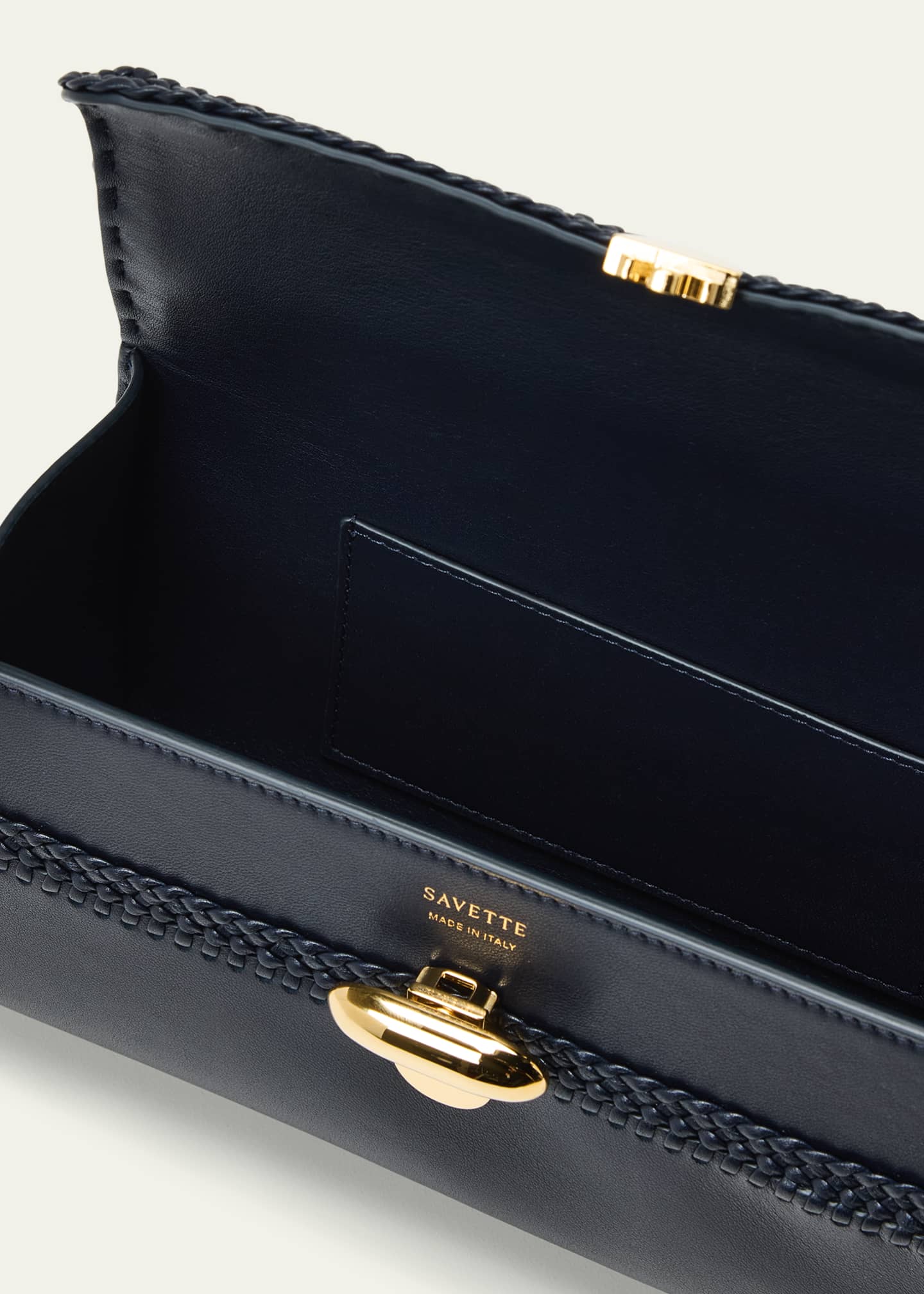 Savette Symmetry Pochette Leather Top-Handle Bag - Bergdorf Goodman