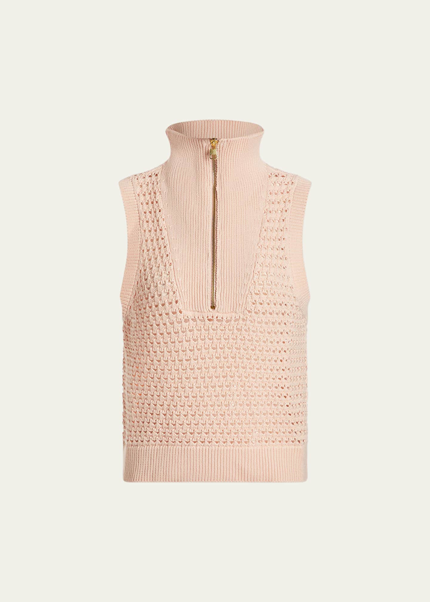 Varley Bains Half-Zip Knit Vest - Bergdorf Goodman