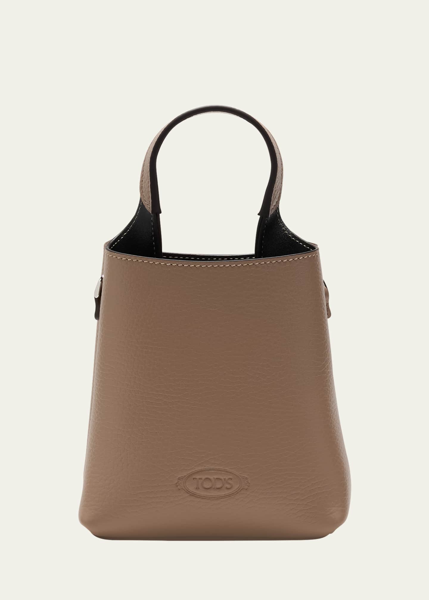 Tod's Micro Calf Leather Bucket Bag - Bergdorf Goodman