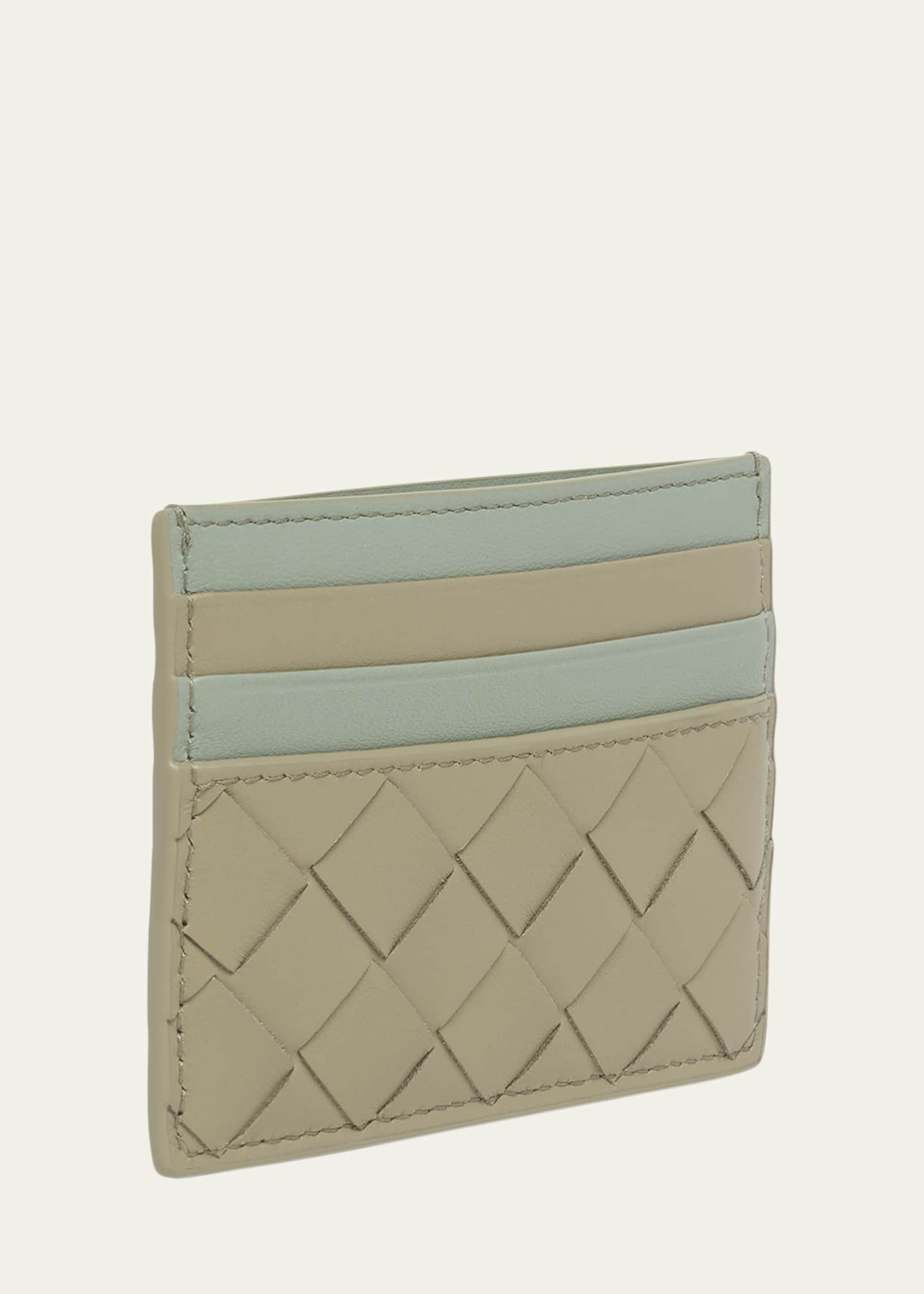 Bottega Veneta Leather Card Case - Bergdorf Goodman