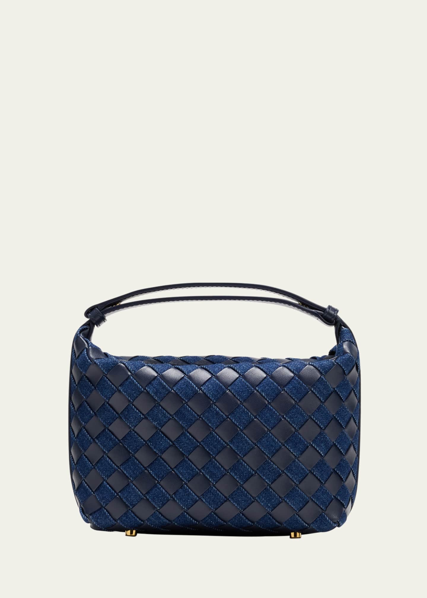 Bottega Veneta Mini Wallace Denim Top-Handle Bag - Bergdorf Goodman
