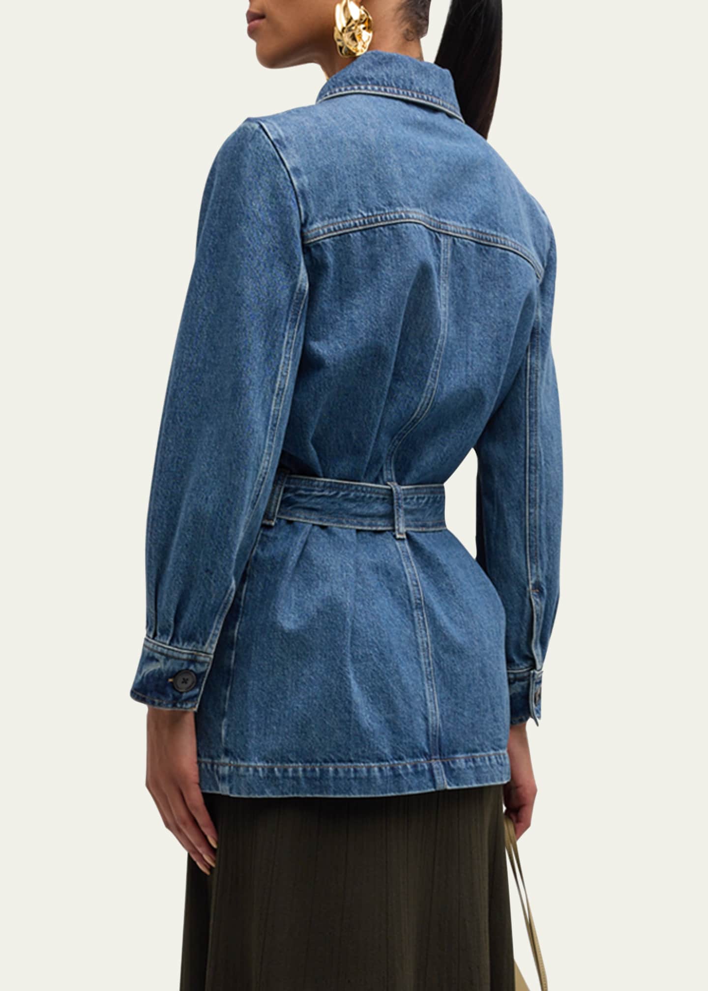 FRAME Denim Safari Jacket - Bergdorf Goodman