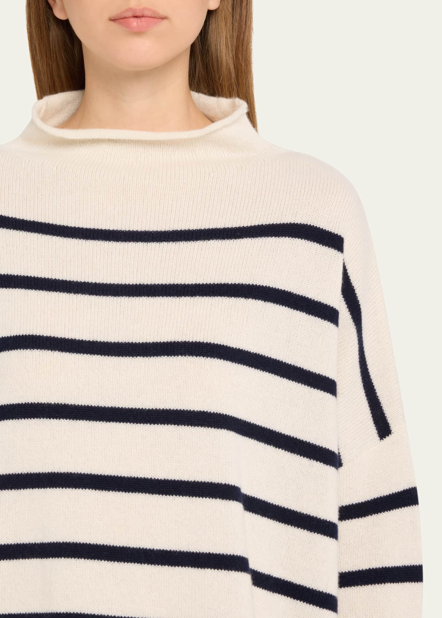 Lisa Yang The Sandy Striped Cashmere Sweater - Bergdorf Goodman