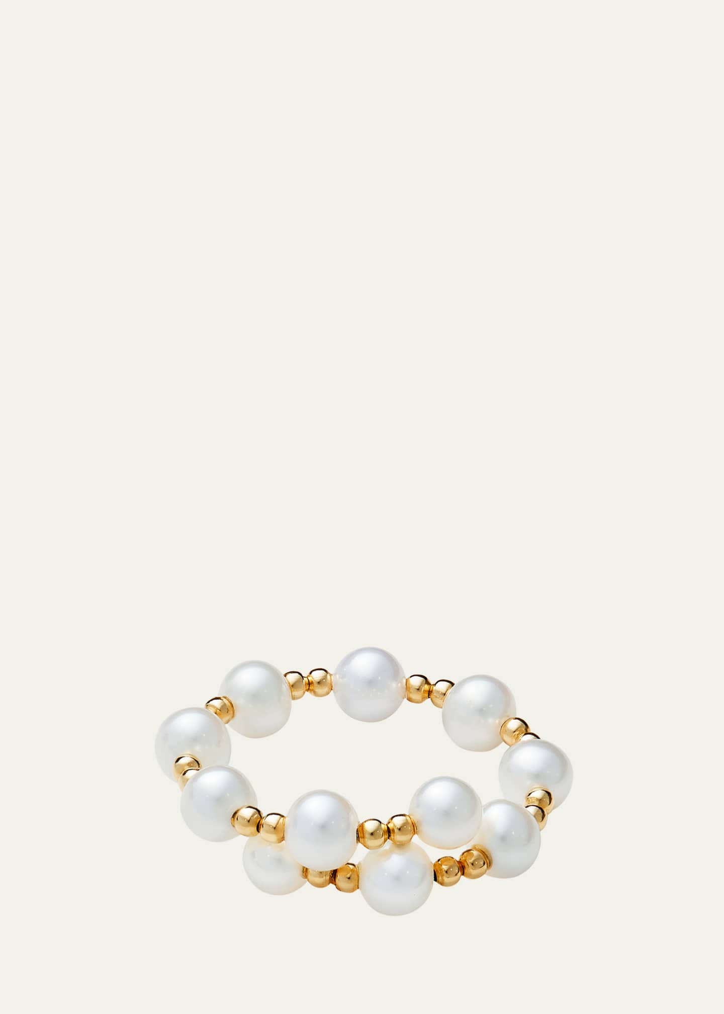 ATLAS LOVE 18K Yellow Gold Canyon Multi Pearl Beaded Ring - Bergdorf ...