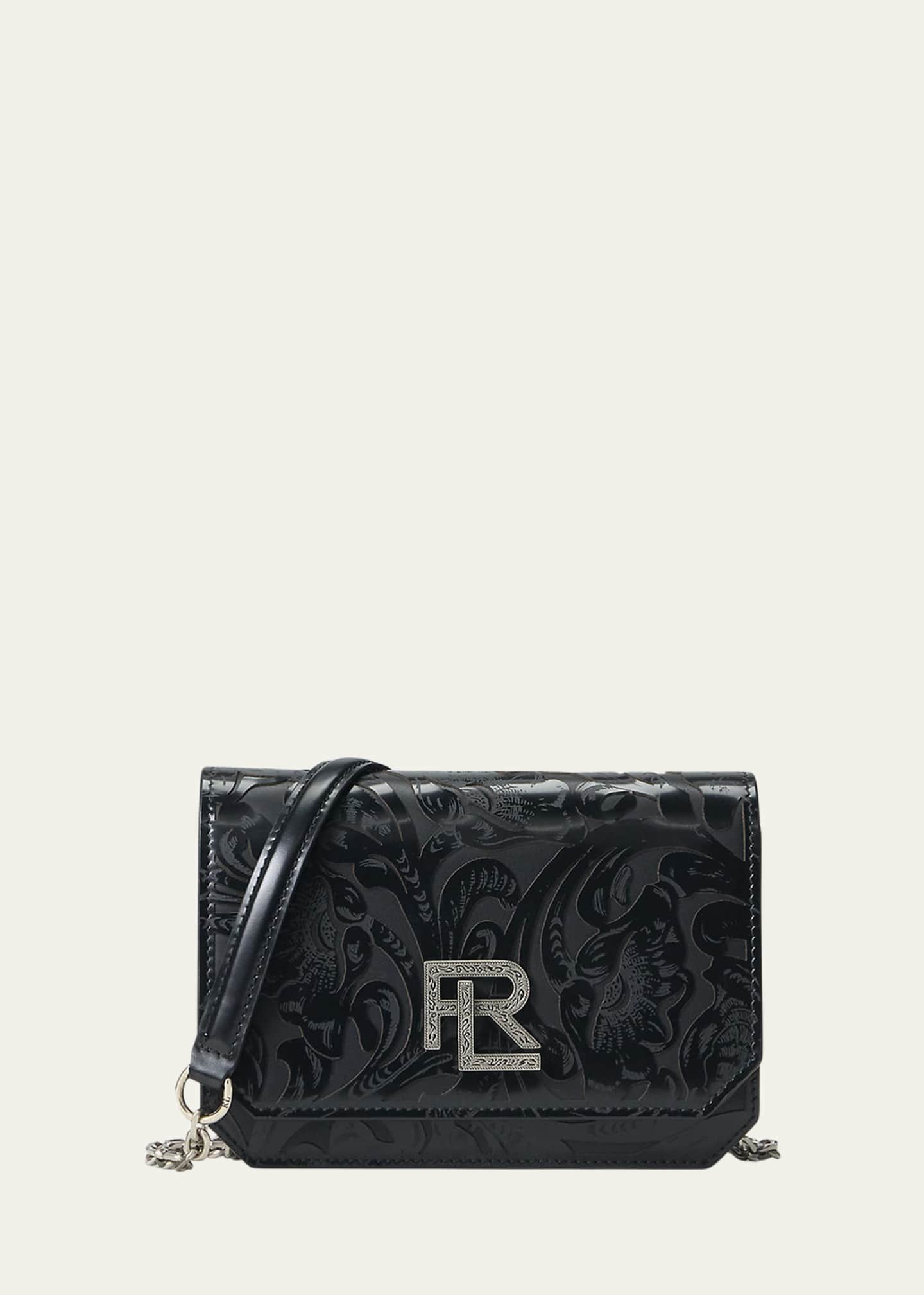 Ralph Lauren Collection RL 888 Tooled Mini Crossbody Chain Bag ...