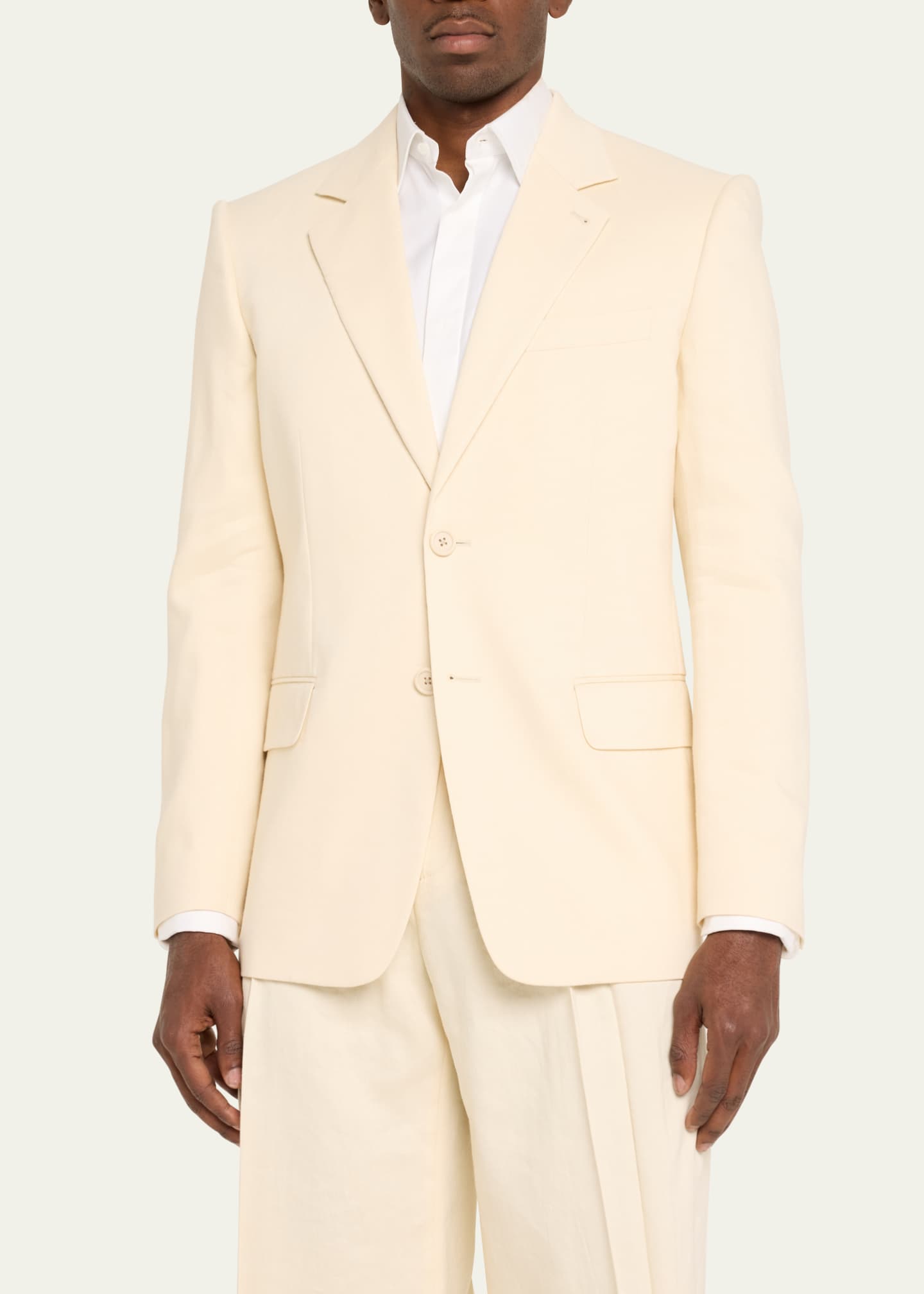 Helmut Lang Men's Classic Linen-Blend Blazer - Bergdorf Goodman